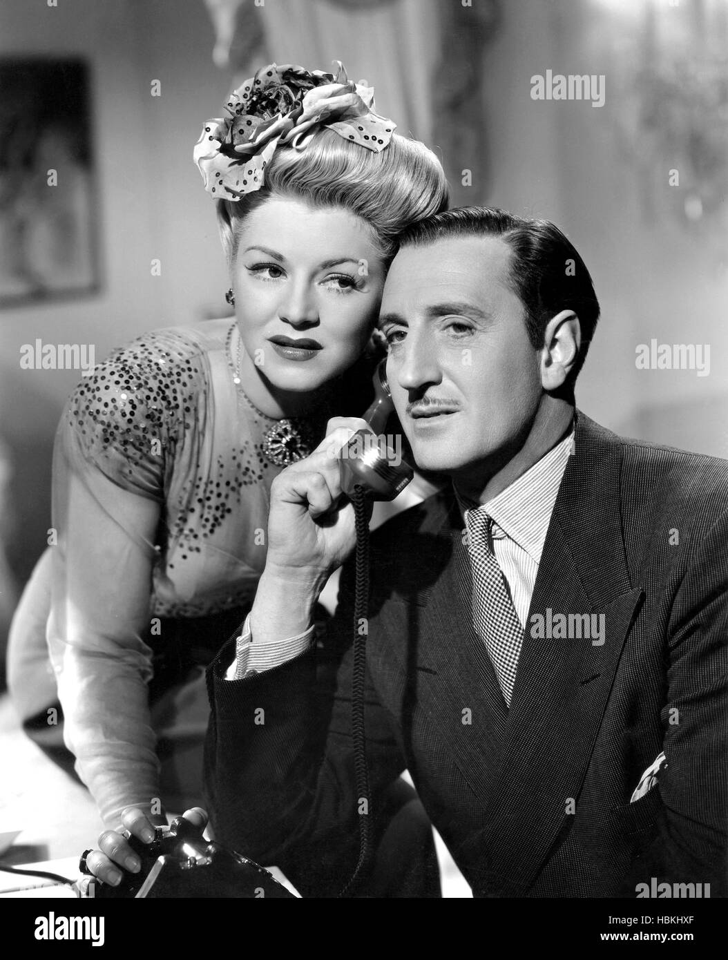 CROSSROADS, Claire Trevor, Basil Rathbone, 1942 Stock Photo - Alamy