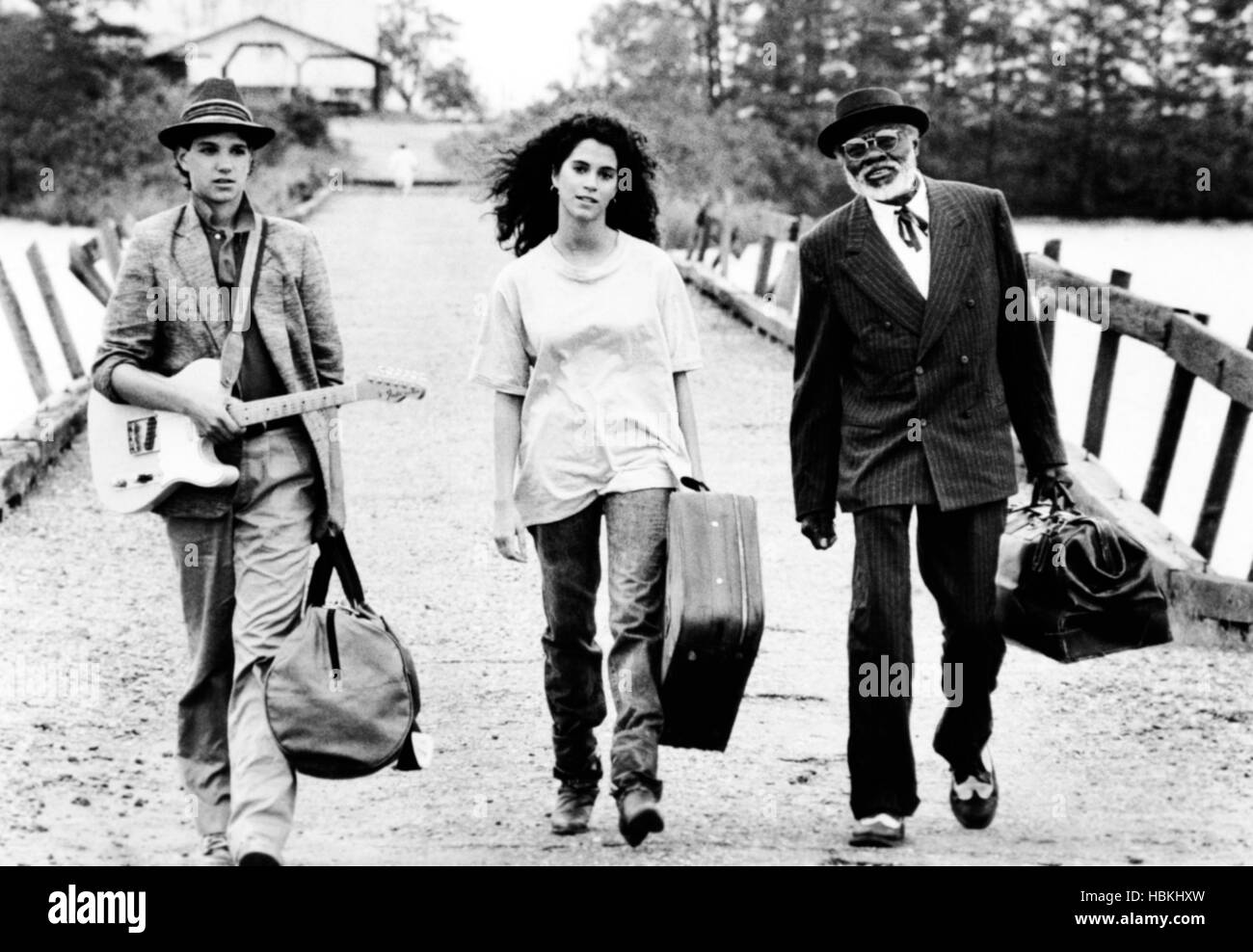 CROSSROADS, from left: Ralph Macchio, Jami Gertz, Joe Seneca, 1986 ...