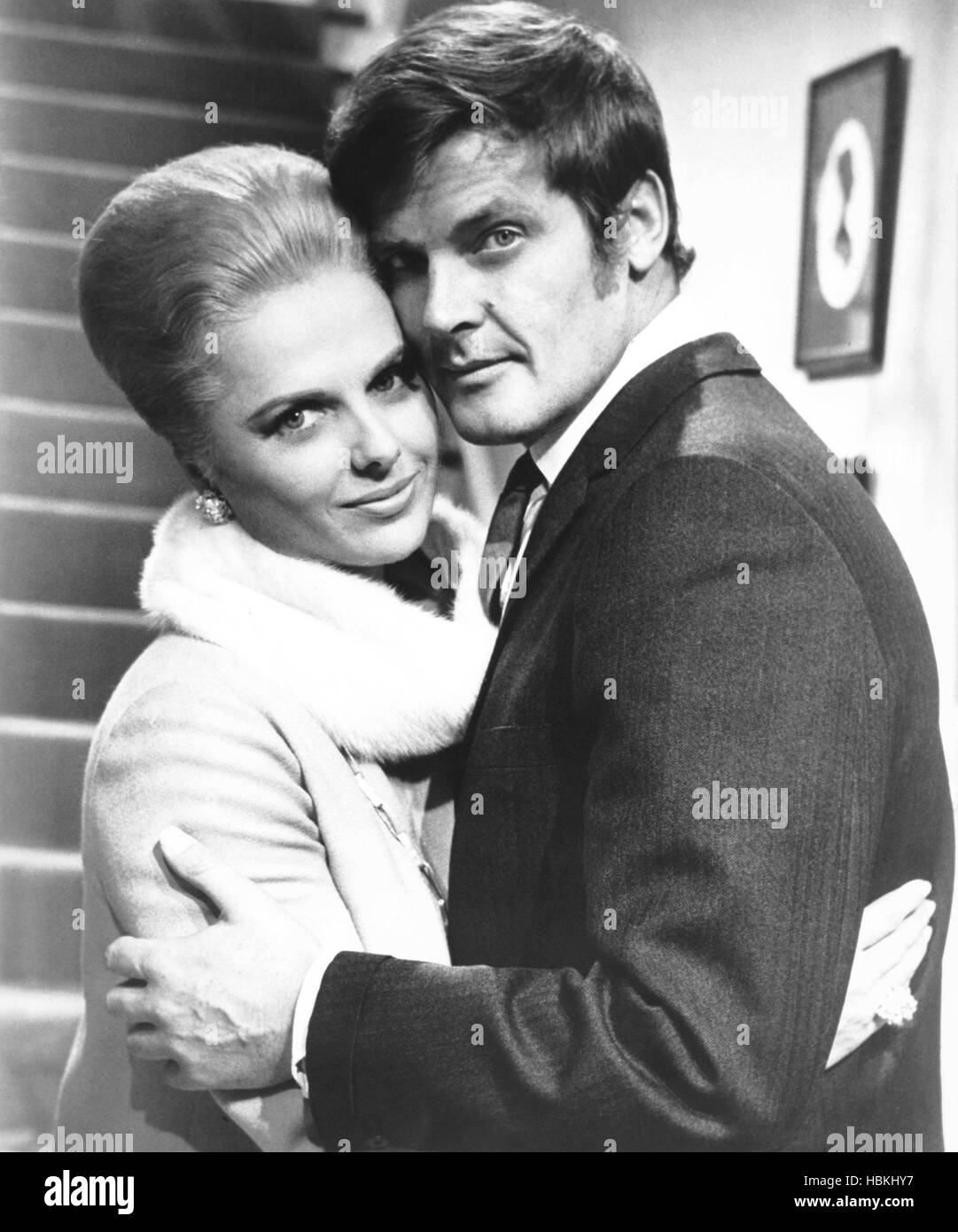 CROSSPLOT, from left, Martha Hyer, Roger Moore, 1969 Stock Photo - Alamy