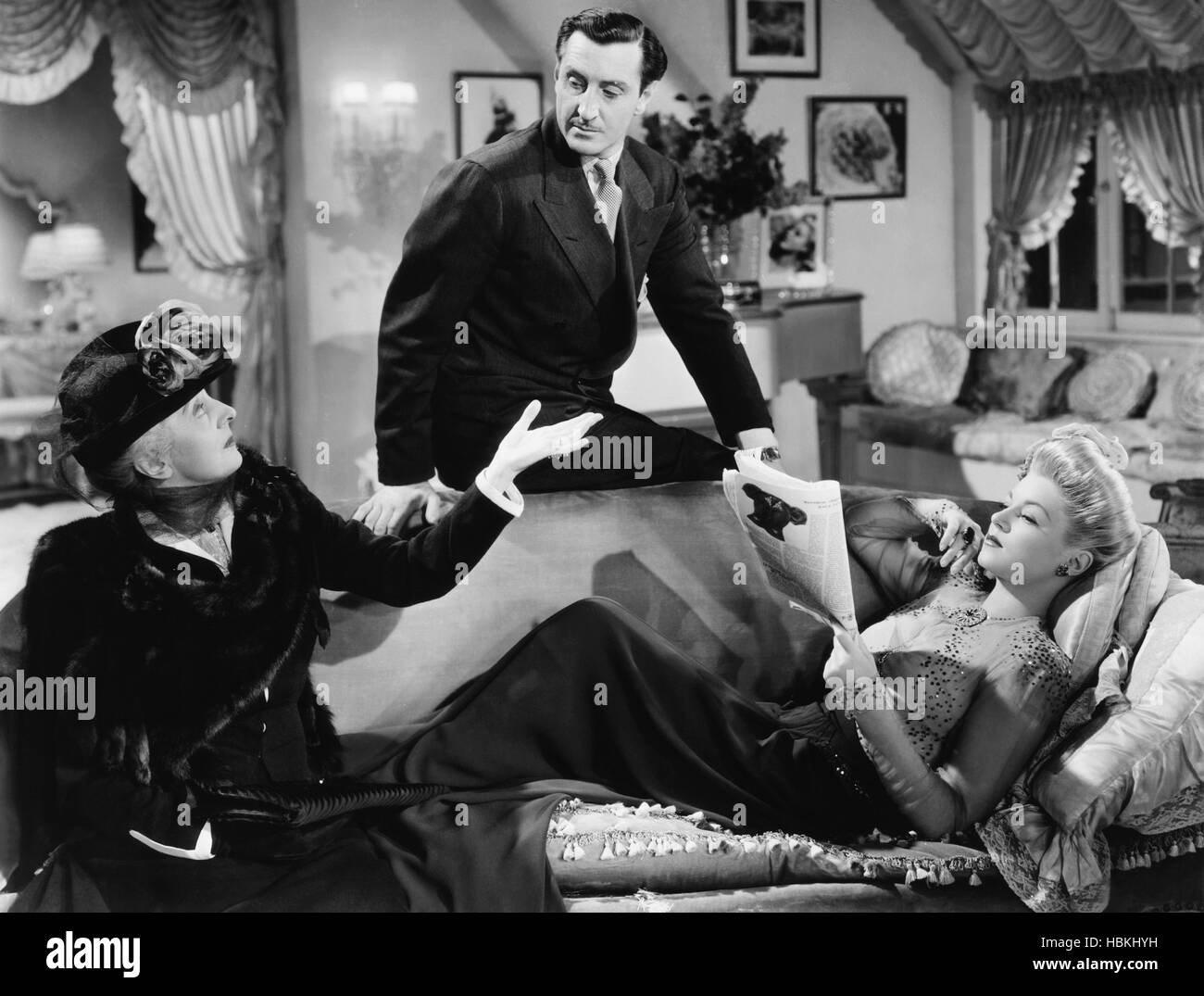 CROSSROADS, from left, Margaret Wycherly, Basil Rathbone, Claire Trevor ...