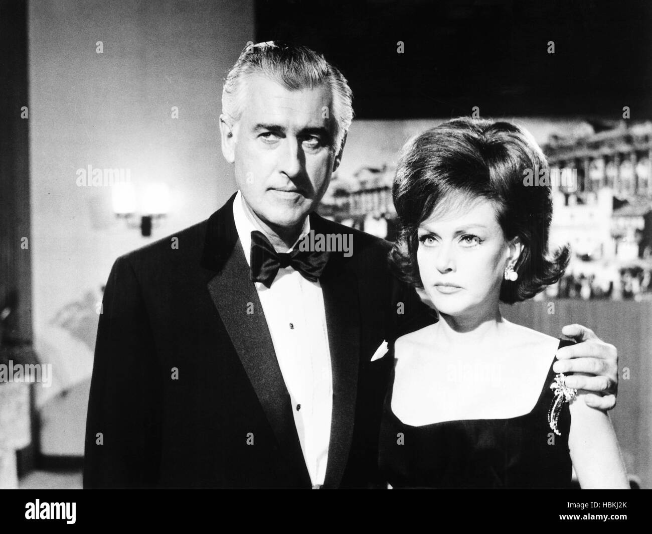 THE CROOKED ROAD, from left: Stewart Granger, Nadia Gray, 1965 Stock ...