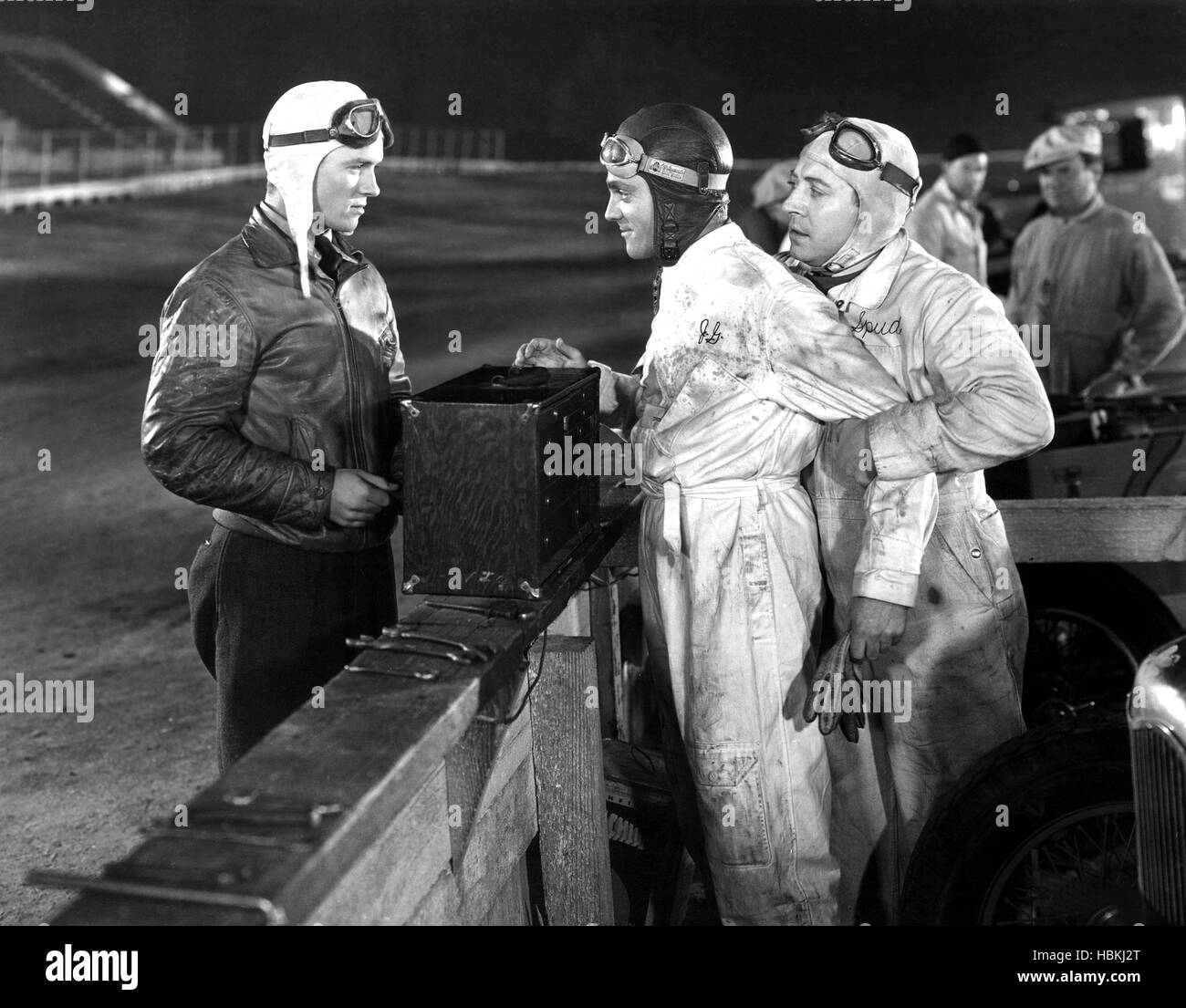 THE CROWD ROARS, Eric Linden, James Cagney, Frank McHugh, 1932 Stock ...