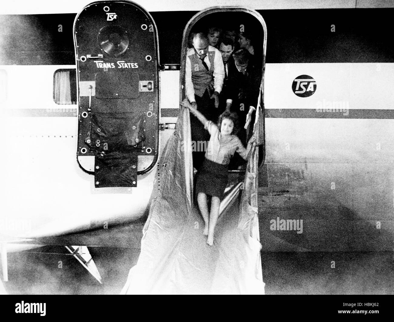 THE CROWDED SKY, Nan Leslie (front), standing front from left: Keenan ...