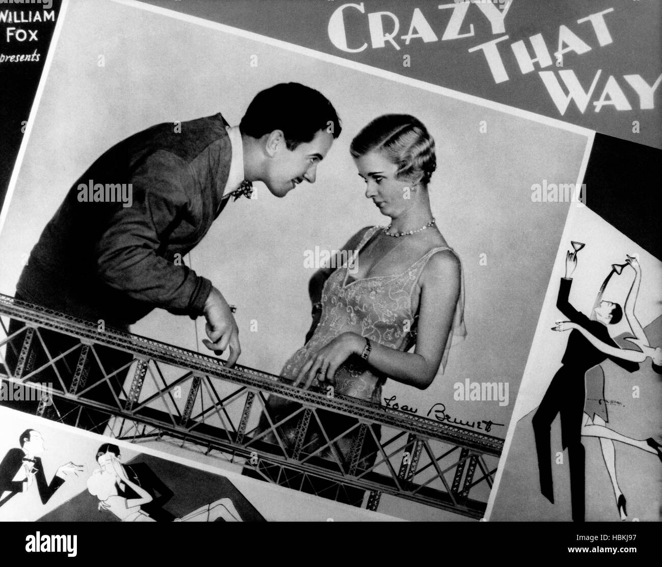 CRAZY THAT WAY, from left: Kenneth MacKenna, Joan Bennett, 1930, TM ...