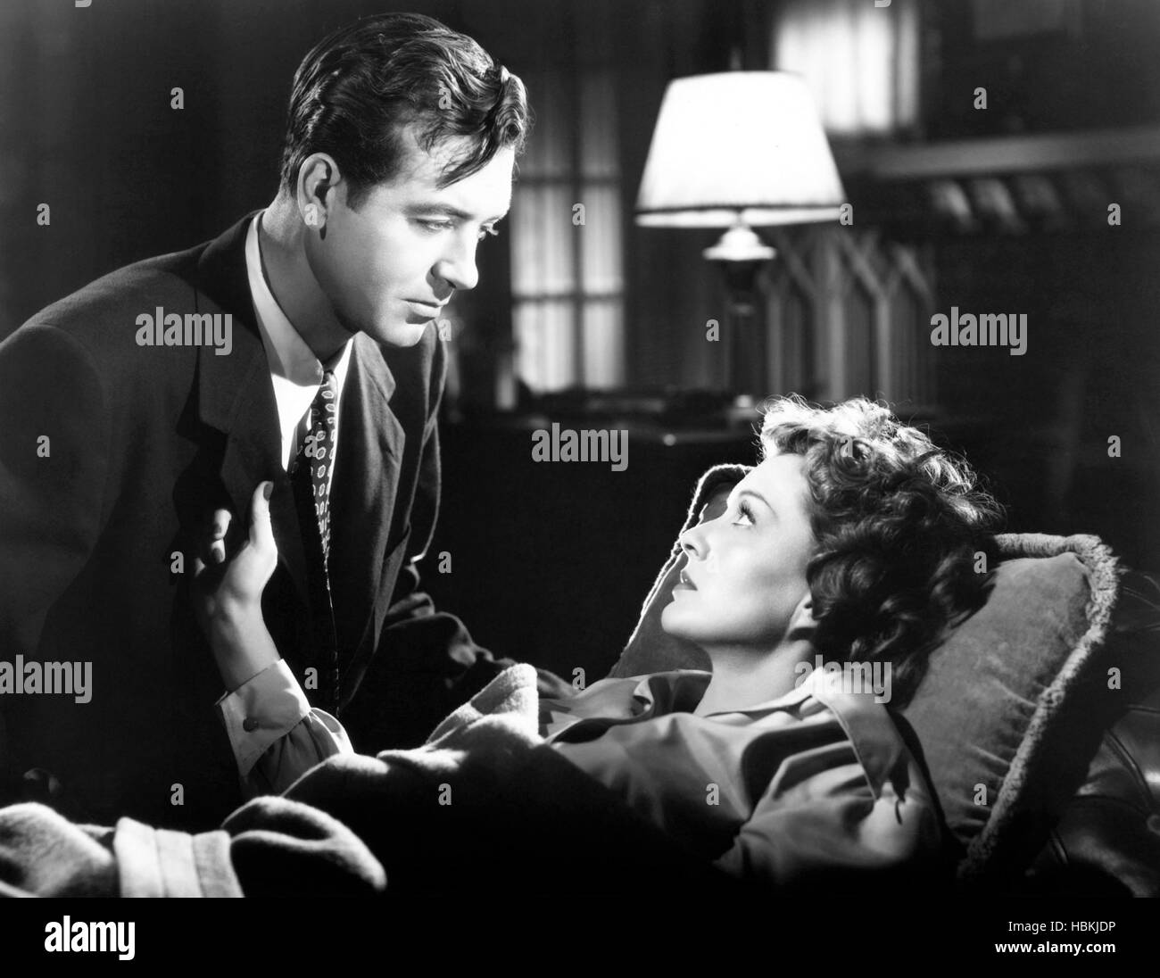 THE CROOKED WAY, from left, John Payne, Ellen Drew, 1949 Stock Photo ...