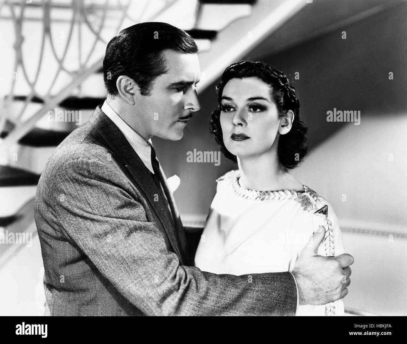 CRAIG'S WIFE, from left: John Boles, Rosalind Russell, 1936 Stock Photo ...
