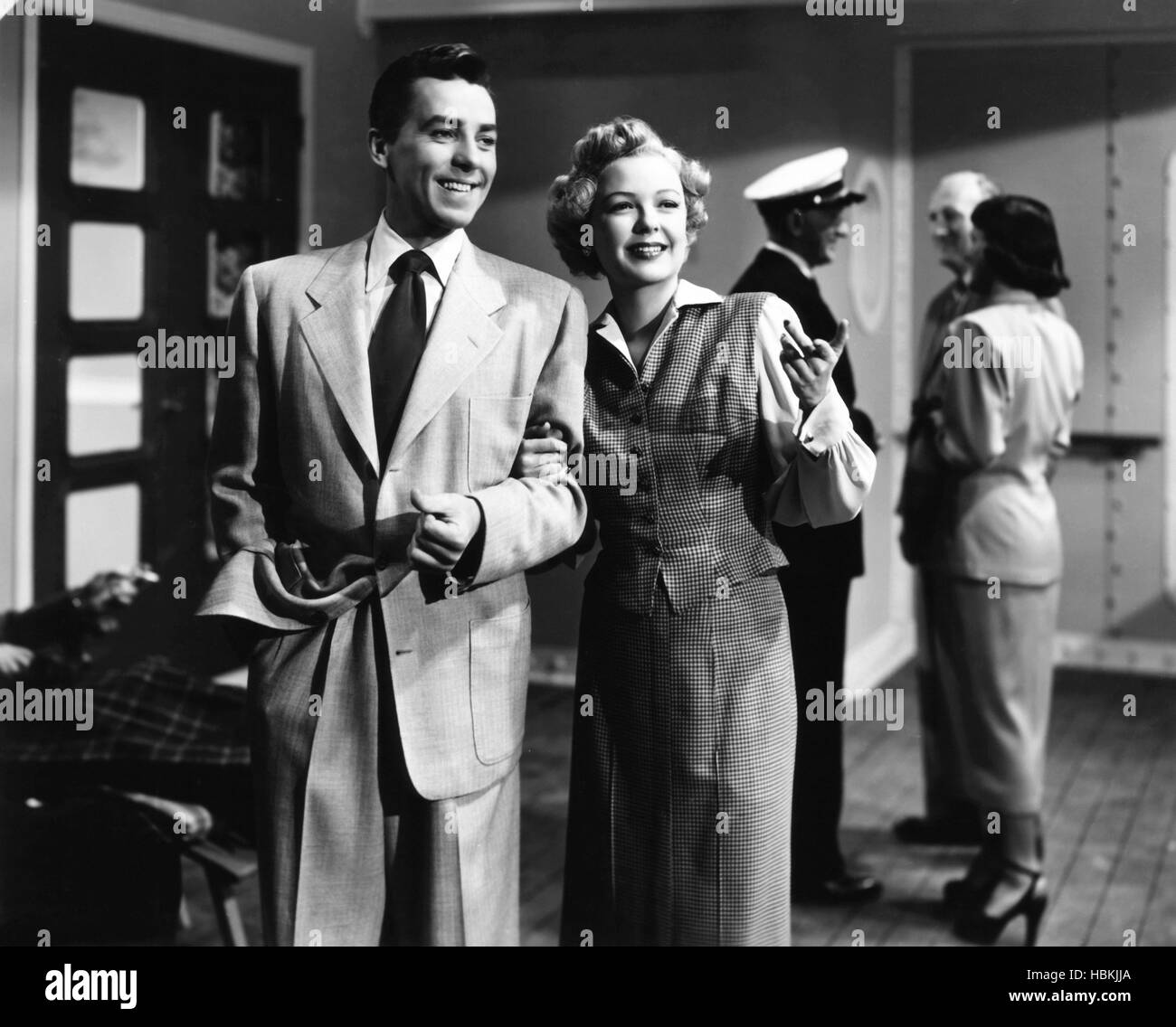 CUSTOMS AGENT, from left: William Eythe, Marjorie Reynolds, 1950 Stock ...