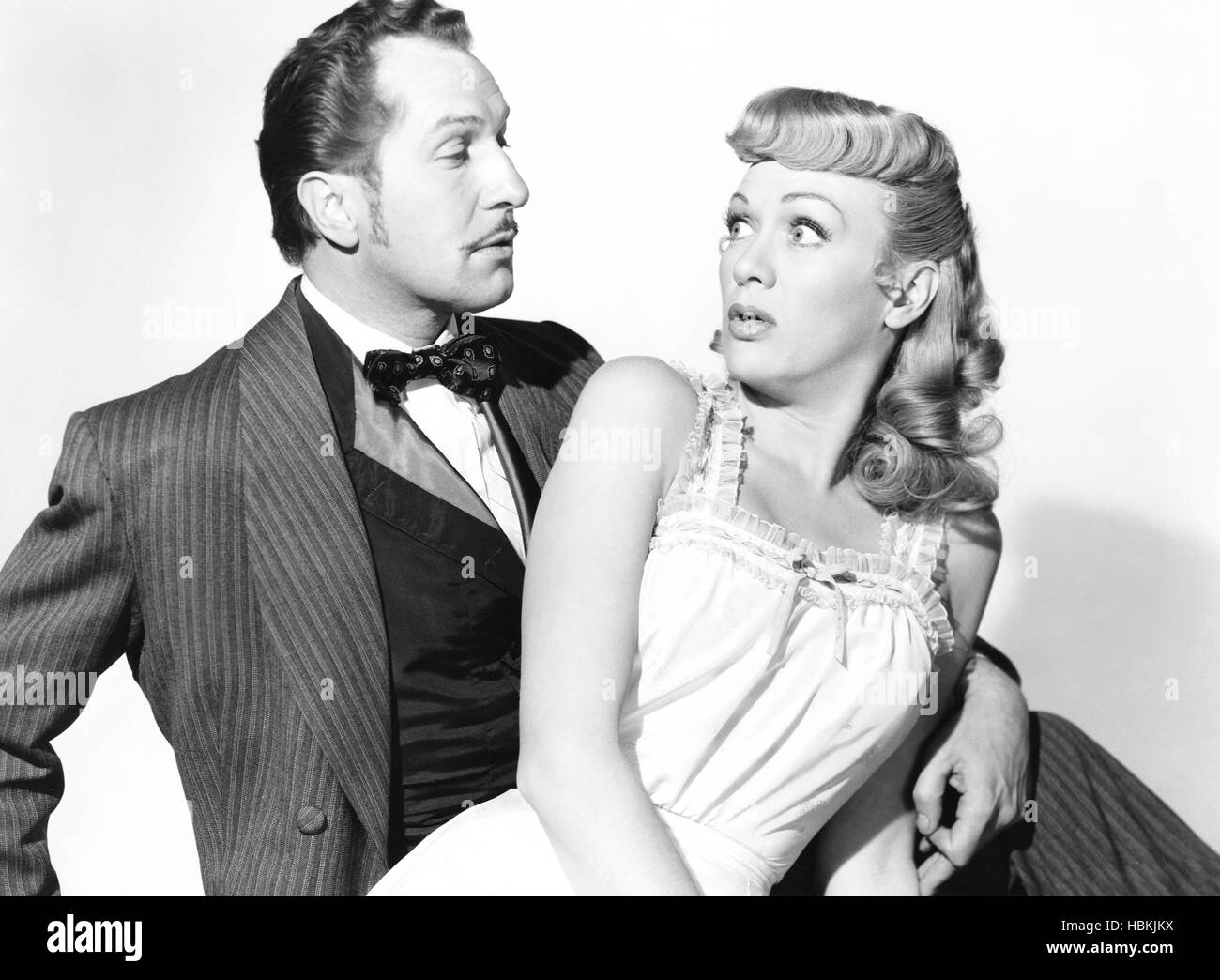 CURTAIN CALL AT CACTUS CREEK, from left: Vincent Price, Eve Arden, 1950 ...