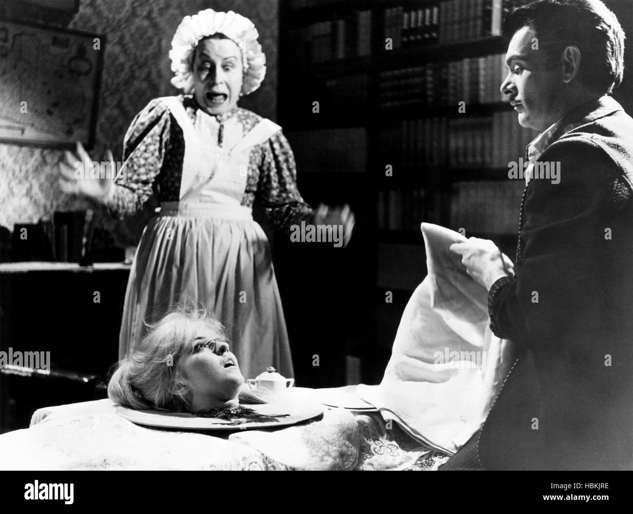THE CURSE OF THE LIVING CORPSE, from left, Jane Bruce, Linda Donovan ...