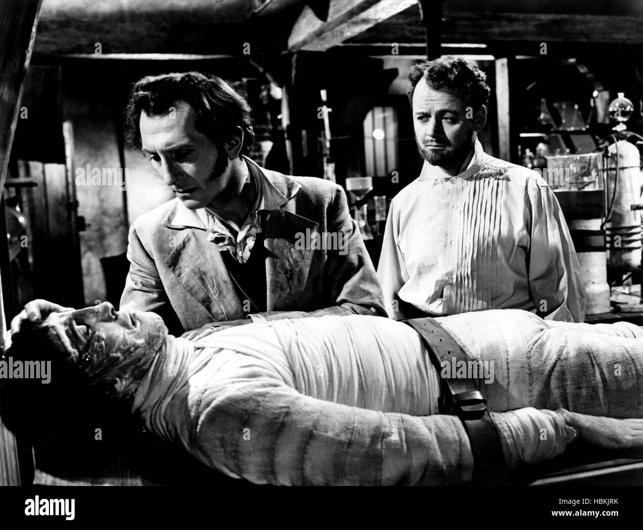 THE CURSE OF FRANKENSTEIN, Christopher Lee, Peter Cushing, Robert ...