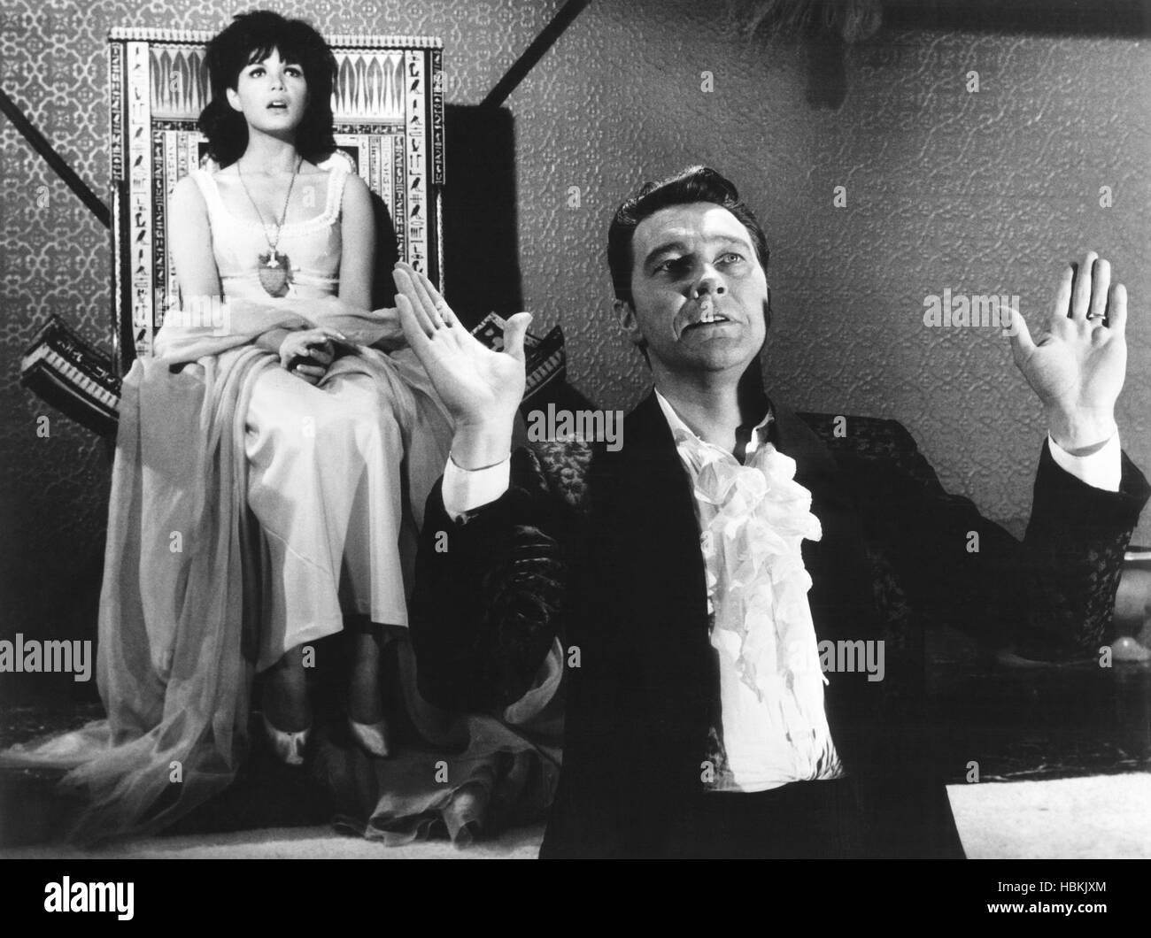 THE CURSE OF THE MUMMY'S TOMB, from left: Jeanne Roland, Terence Morgan ...