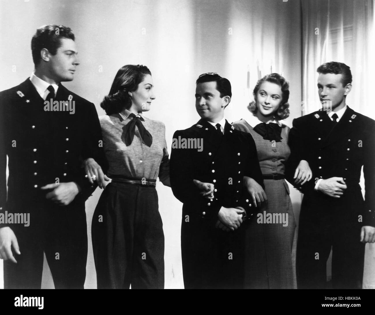 CUORI SUL MARE, from left: Marcello Mastroianni, Doris Dowling, Paolo ...