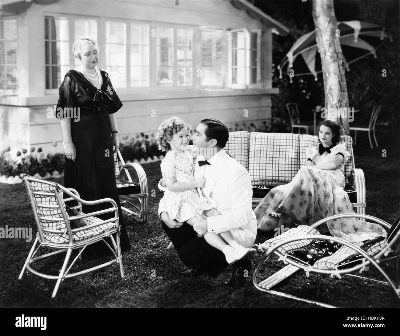 CURLY TOP, from left: Esther Dale, Shirley Temple, John Boles, Rochelle ...