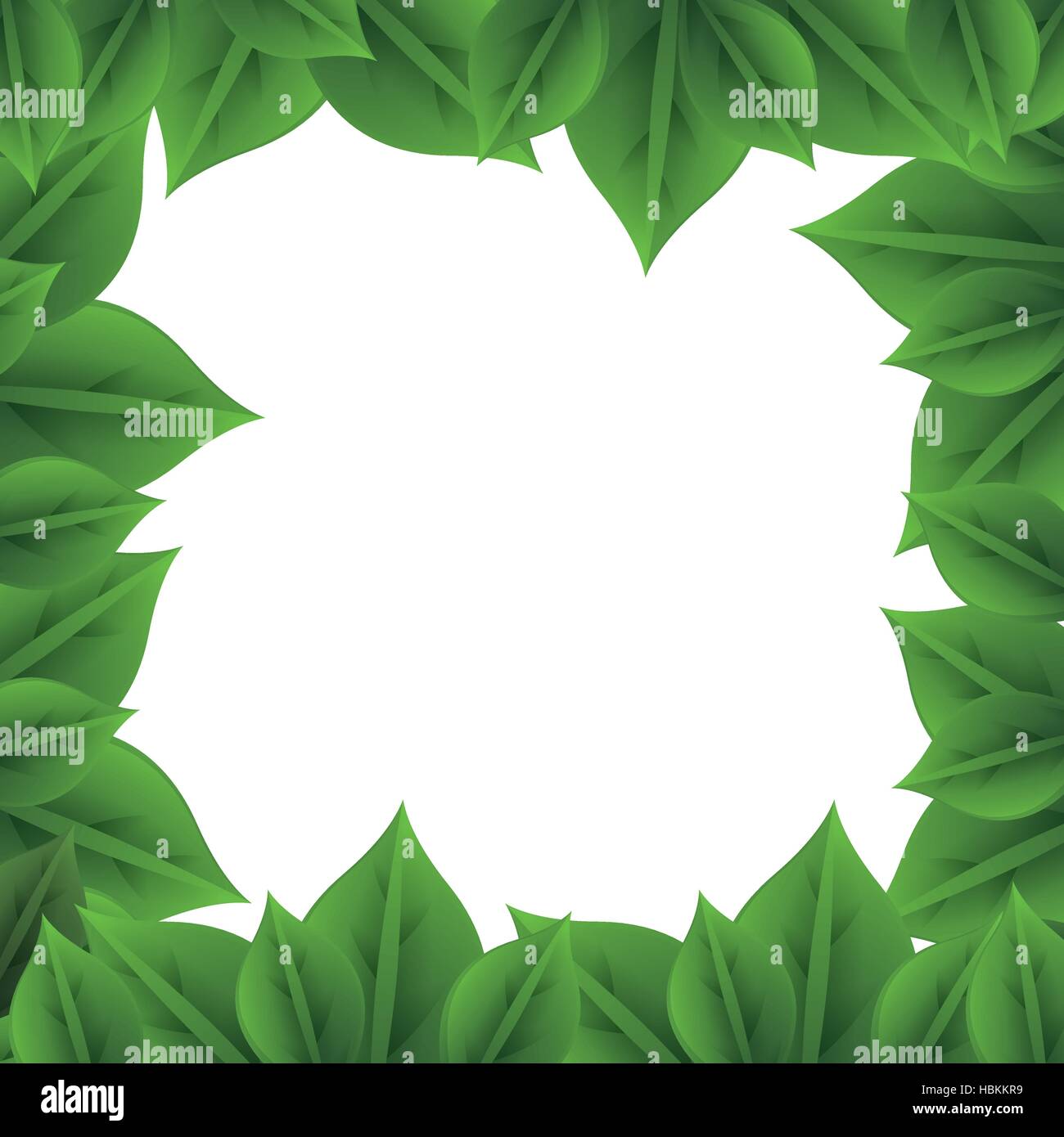 leaves pattern frame icon image vector illustration design Stock Vector ...