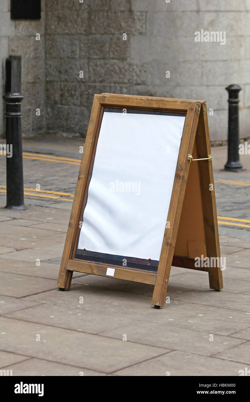 Advertising A Board Stock Photo - Alamy