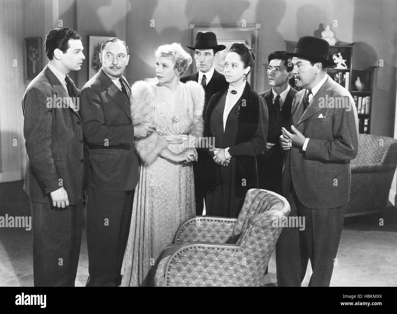 CHARLIE CHAN'S MURDER CRUISE, from left: Robert Lowery, Lionel Atwill ...