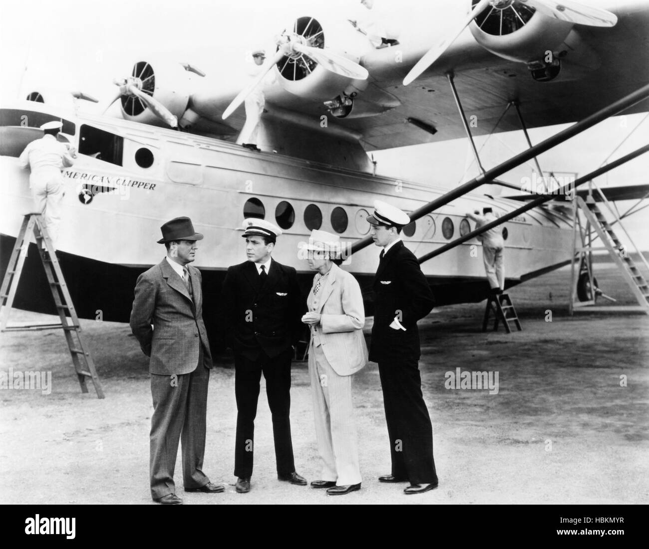 CHINA CLIPPER, from left: Pat O'Brien, Humphrey Bogart, Henry B ...