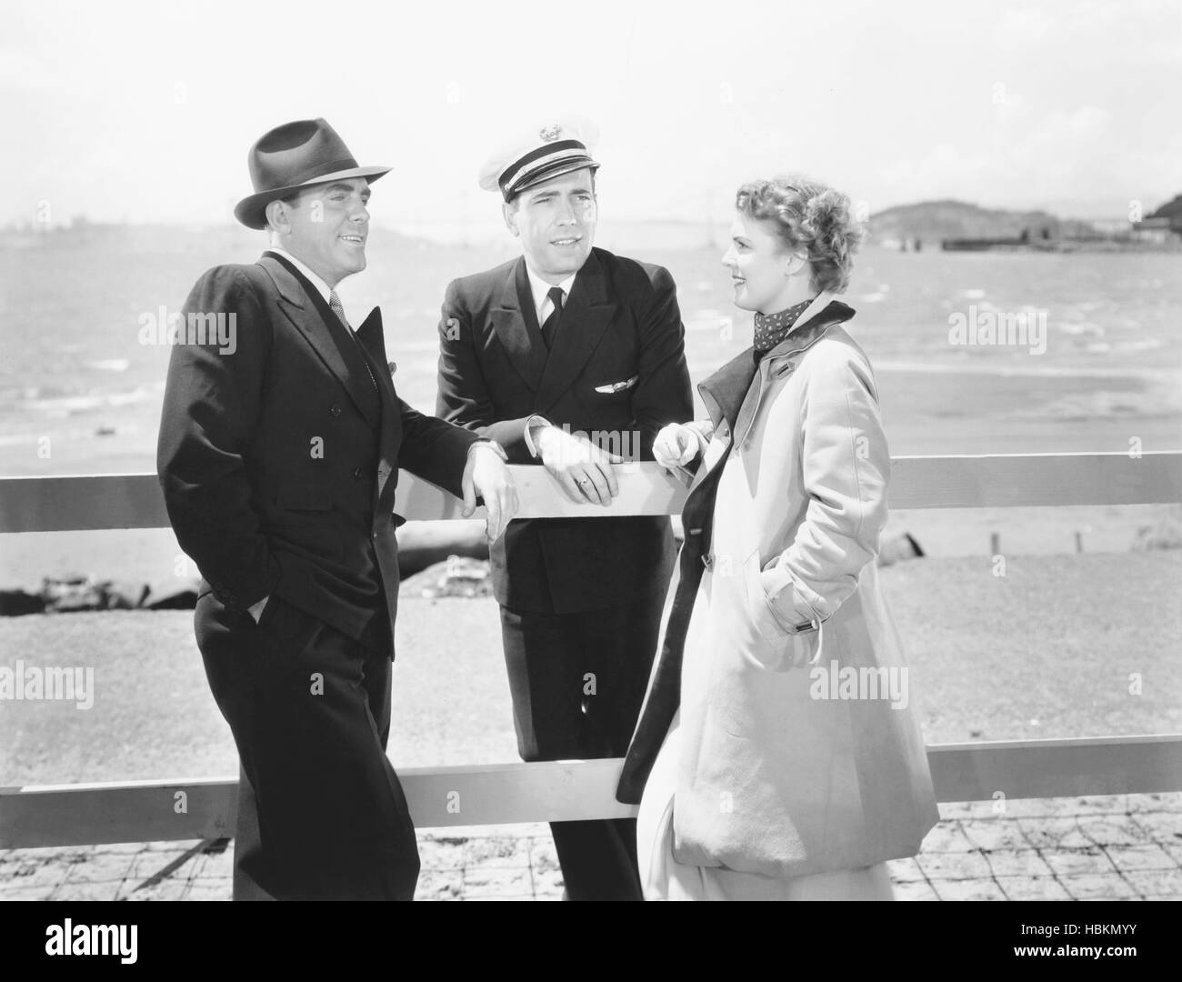 CHINA CLIPPER, from left: Pat O'Brien, Humphrey Bogart, Beverly Roberts ...