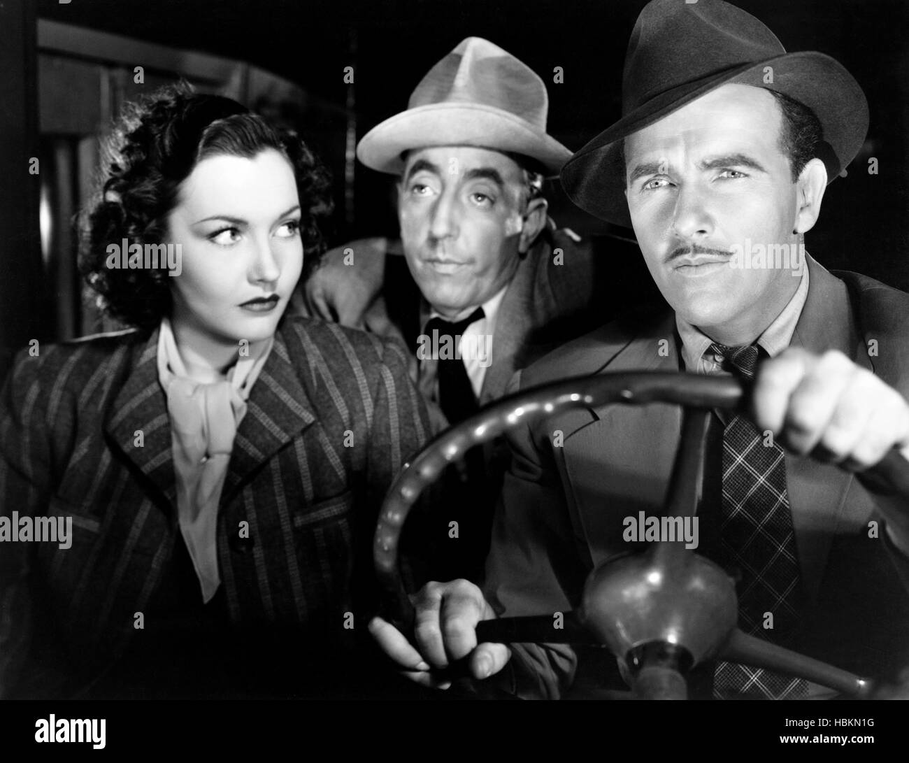 CHASING DANGER, from left, Lynn Bari, Wally Vernon, Preston Foster, 1939, TM & Copyright ©20th ...