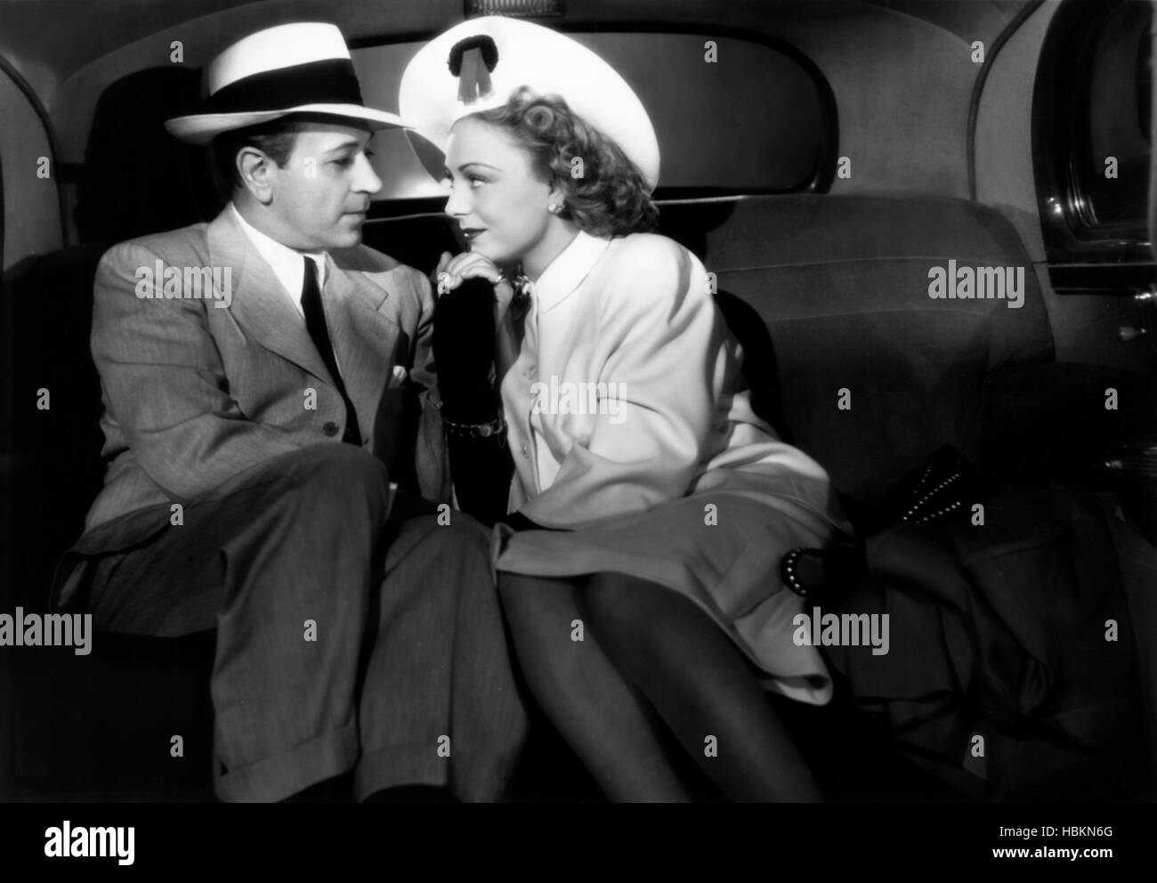 CHRISTMAS EVE, from left, George Raft, Virginia Field, 1947 Stock Photo ...