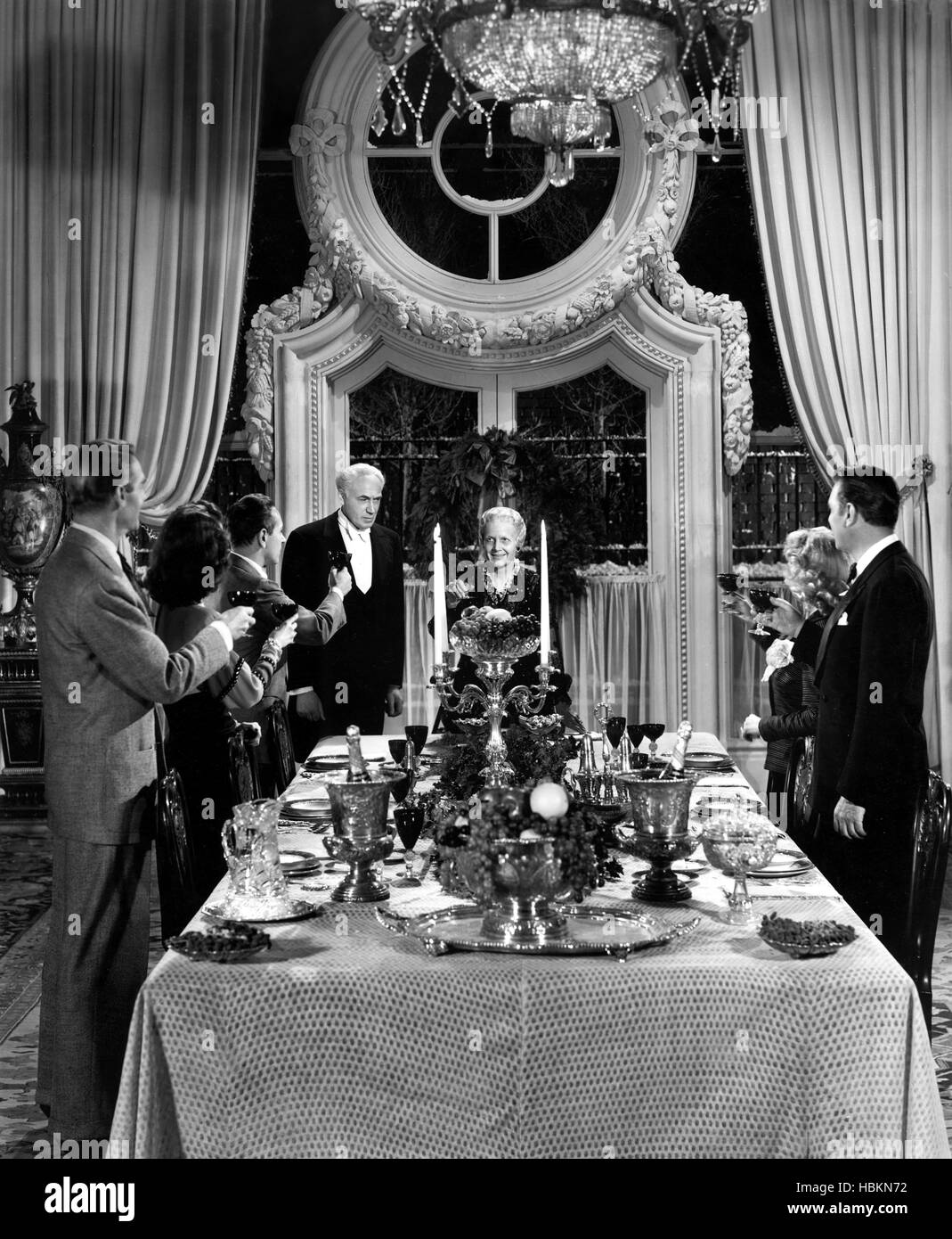 CHRISTMAS EVE, (ctr) Dennis Hoey, Ann Harding, Ann Harding, 1947 Stock ...