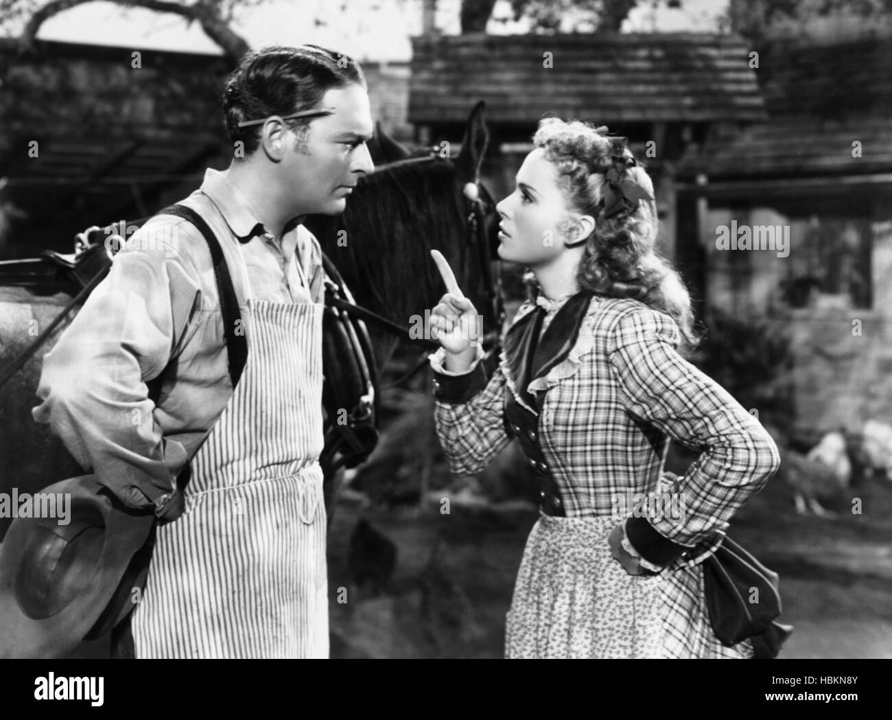 CHEERS FOR MISS BISHOP, from left: William Gargan, Martha Scott, 1941 ...