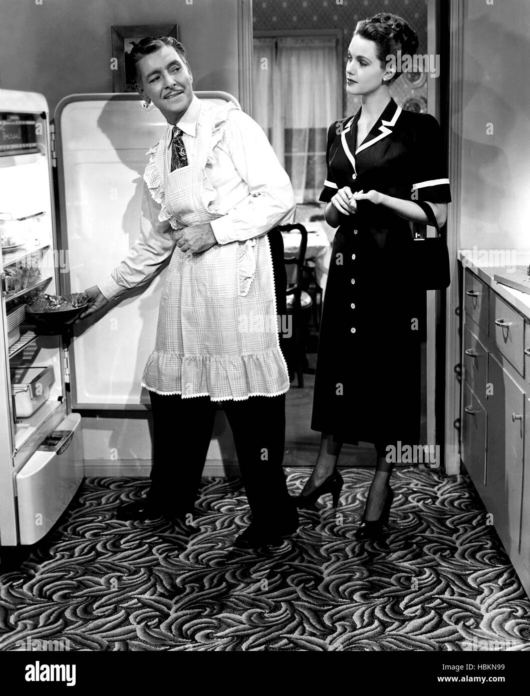 1950 kitchen hi-res stock photography and images - Alamy