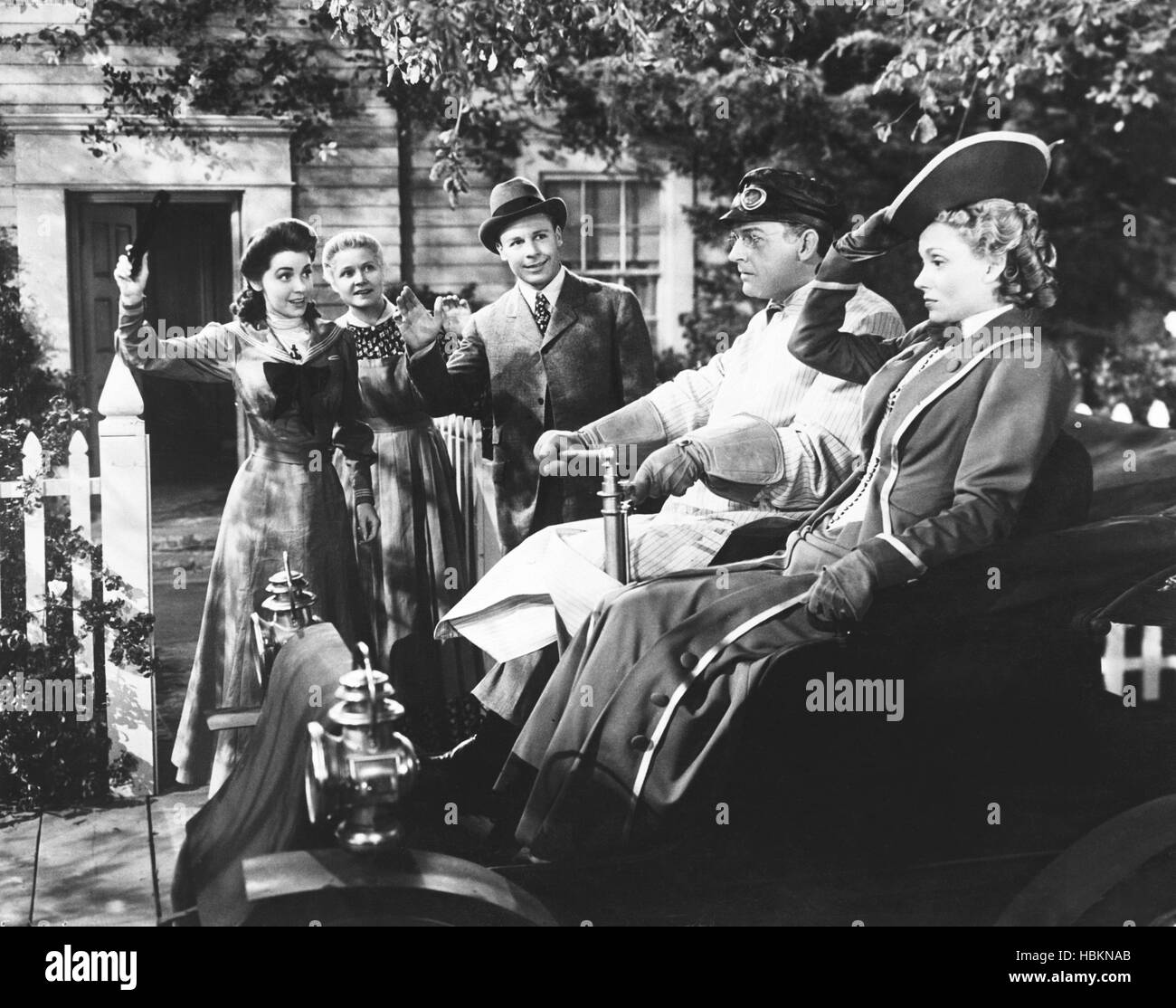 CHEERS FOR MISS BISHOP, standing front from left: Marsha Hunt, John ...
