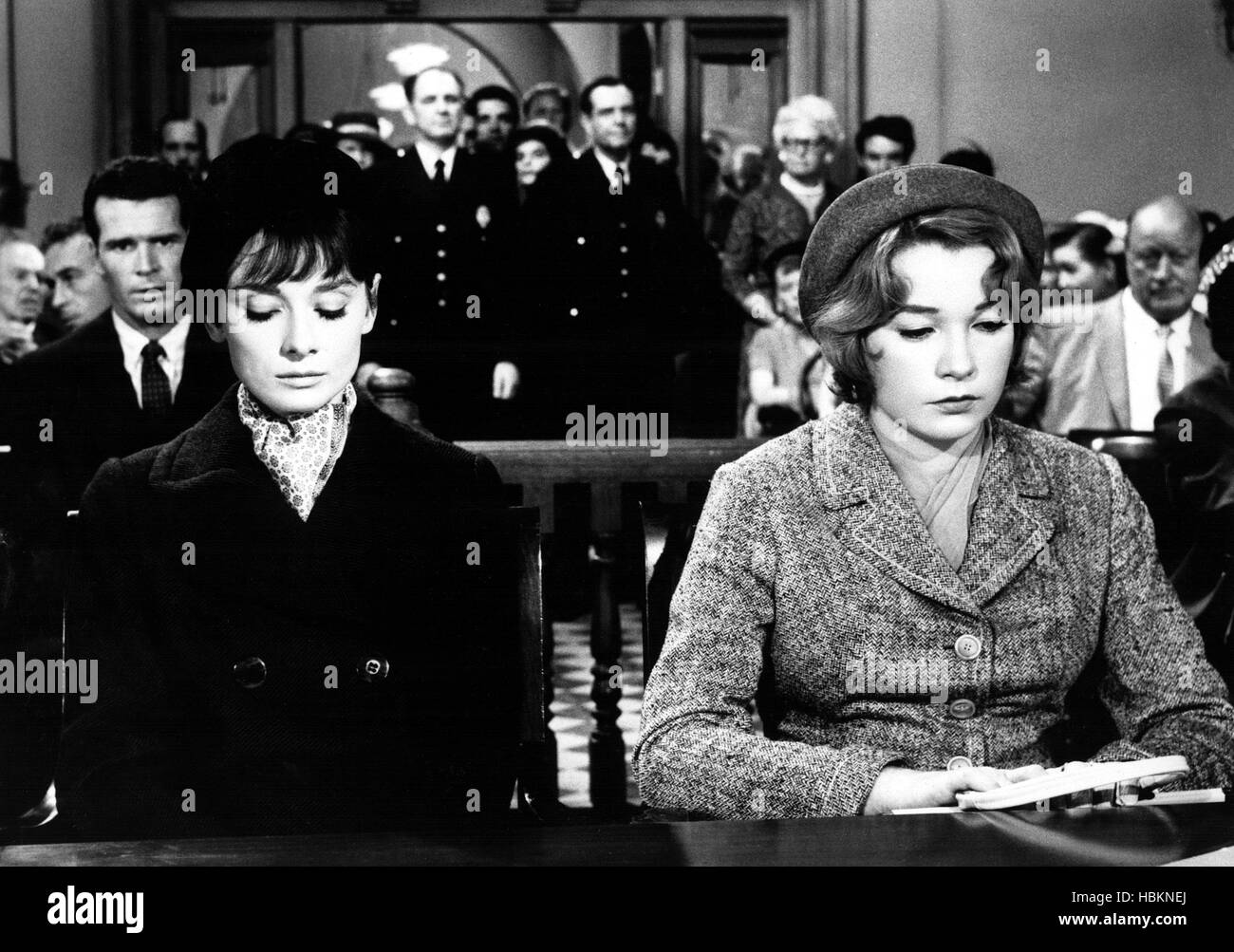 THE CHILDREN'S HOUR, James Garner, Audrey Hepburn, Shirley MacLaine ...