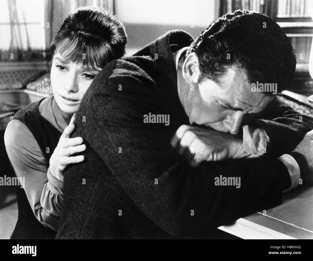 THE CHILDREN'S HOUR, from left, Audrey Hepburn, James Garner, 1961 ...