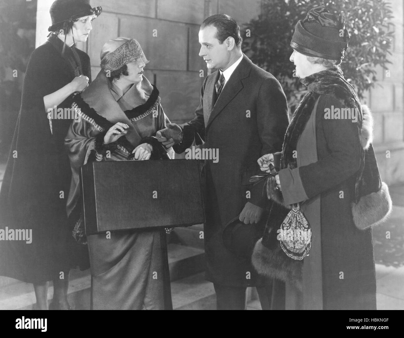CHANGING HUSBANDS, from left: Zasu Pitts, Leatrice Joy, Victor Varconi, Helen Dunbar, 1924 Stock ...