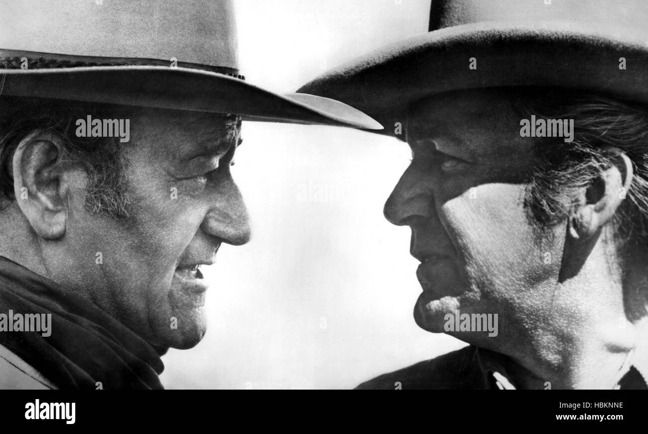 CHISUM, John Wayne, Forrest Tucker, 1970 Stock Photo - Alamy