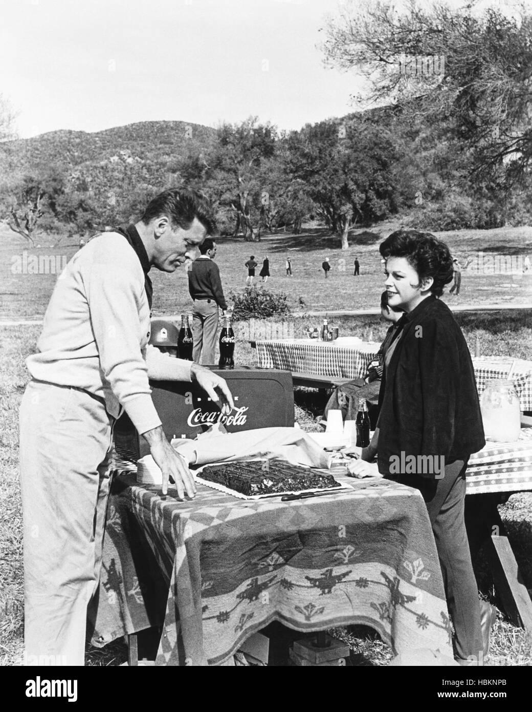 A CHILD IS WAITING, from left, Burt Lancaster, Judy Garland, 1963 Stock ...