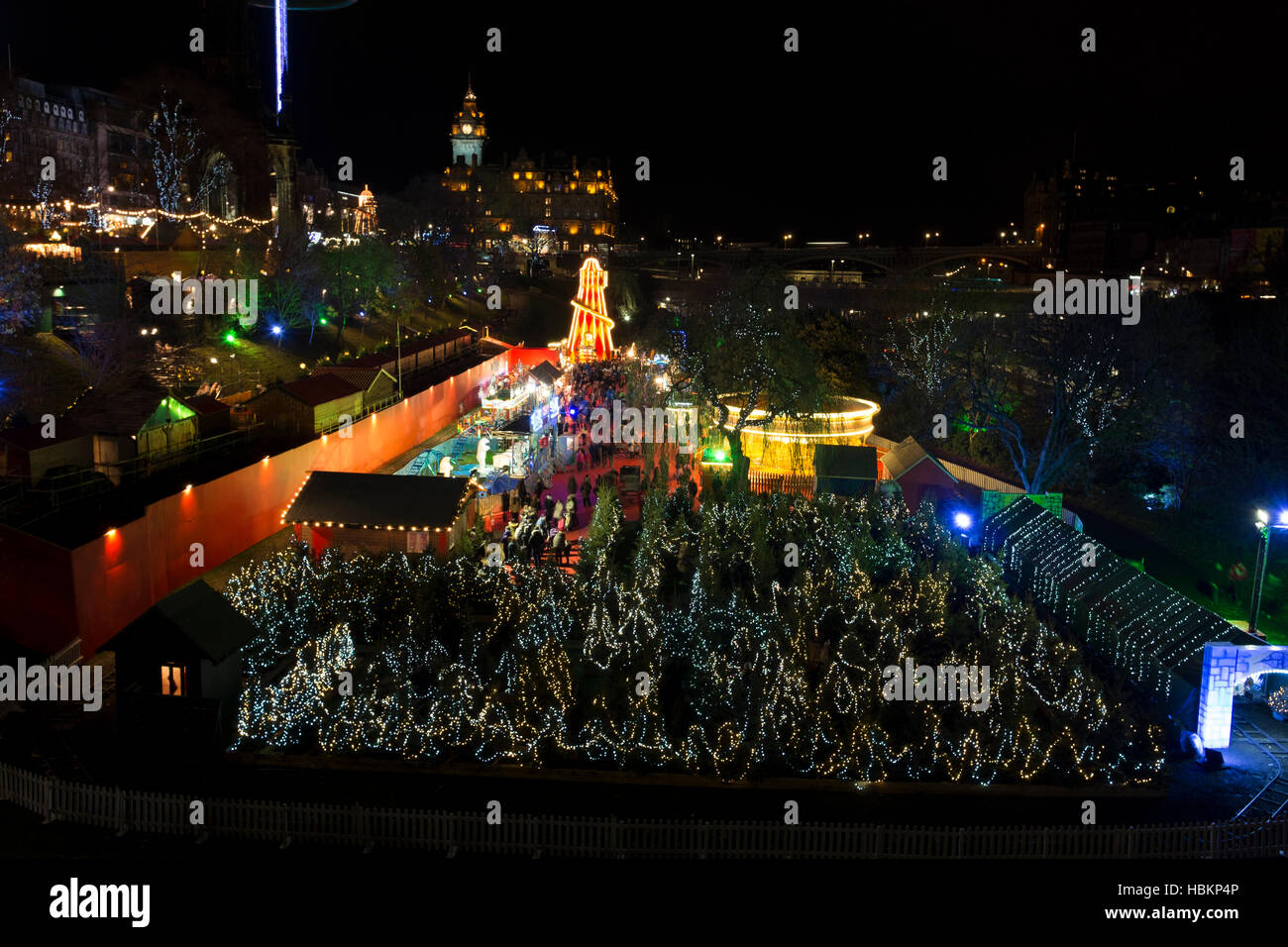 Liverpool Christmas Market Stock Photo - Alamy