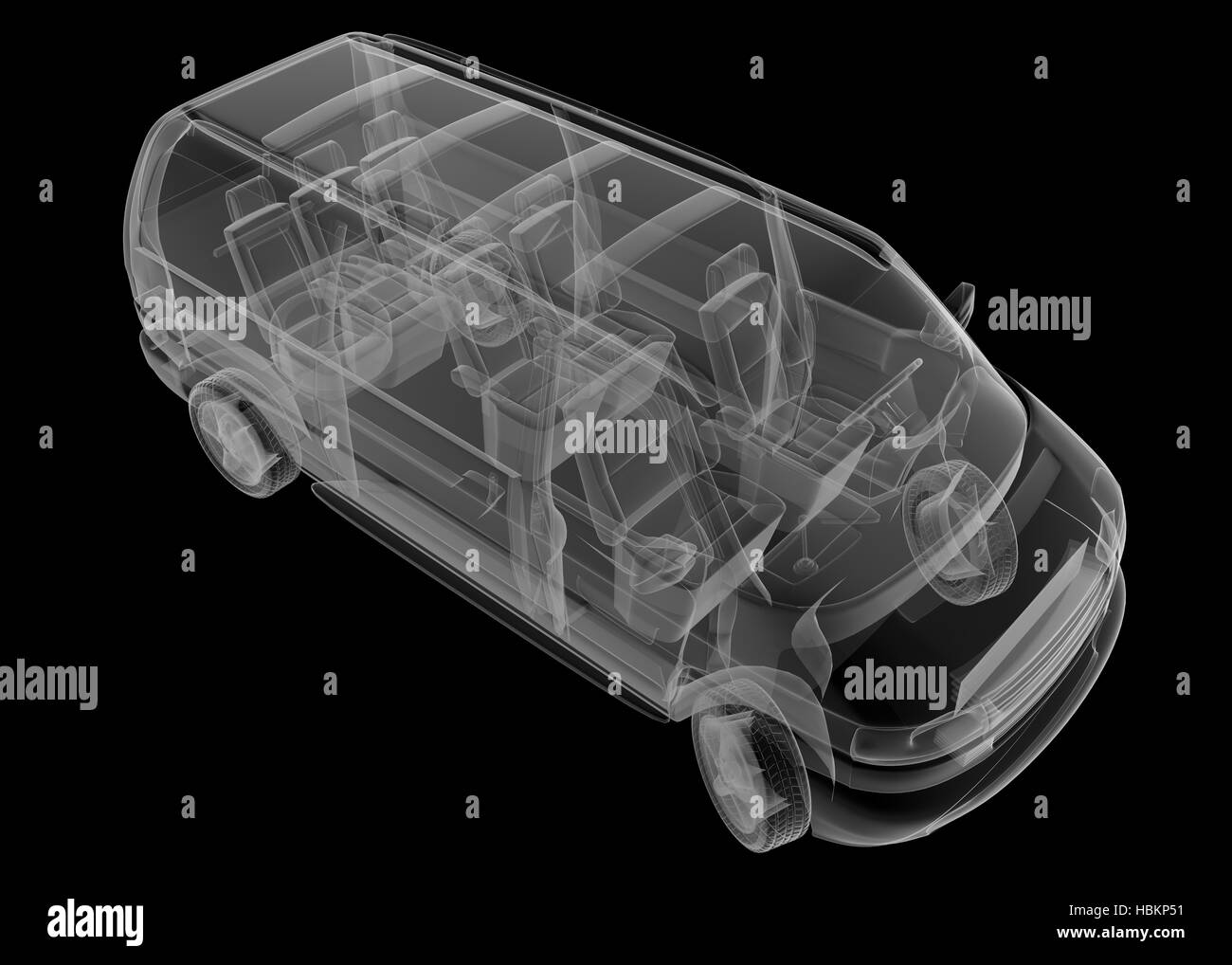Mini van Black and White Stock Photos & Images - Alamy