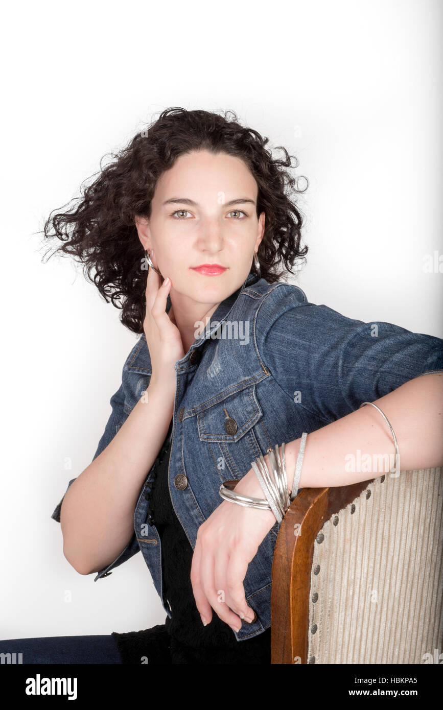 Jean jacket hi-res stock photography and images - Alamy