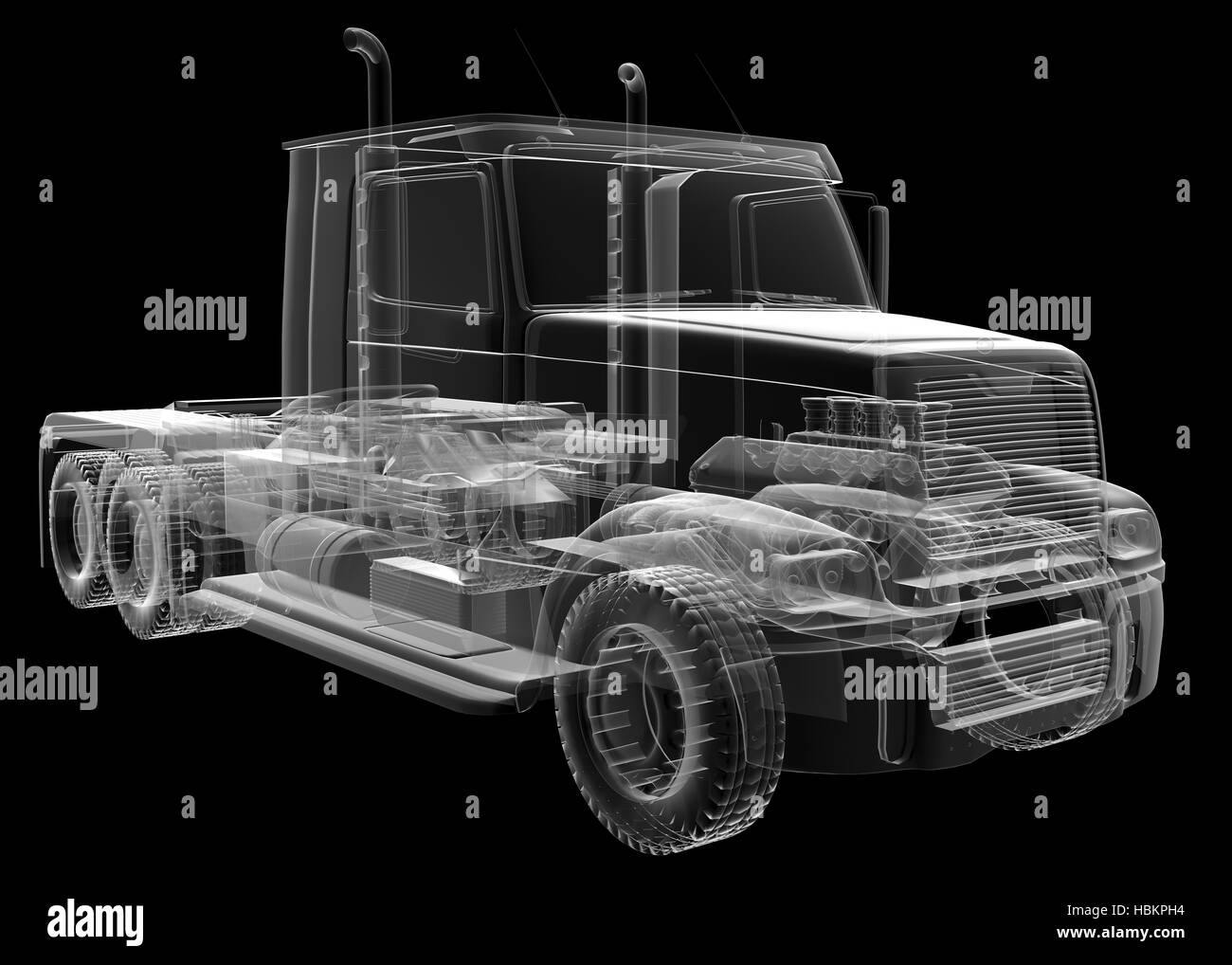isolated transparent lorry truck Stock Photo - Alamy