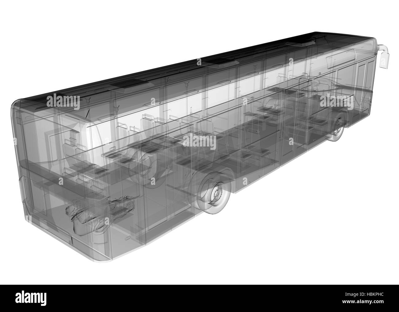 transparent isolated bus image Stock Photo - Alamy