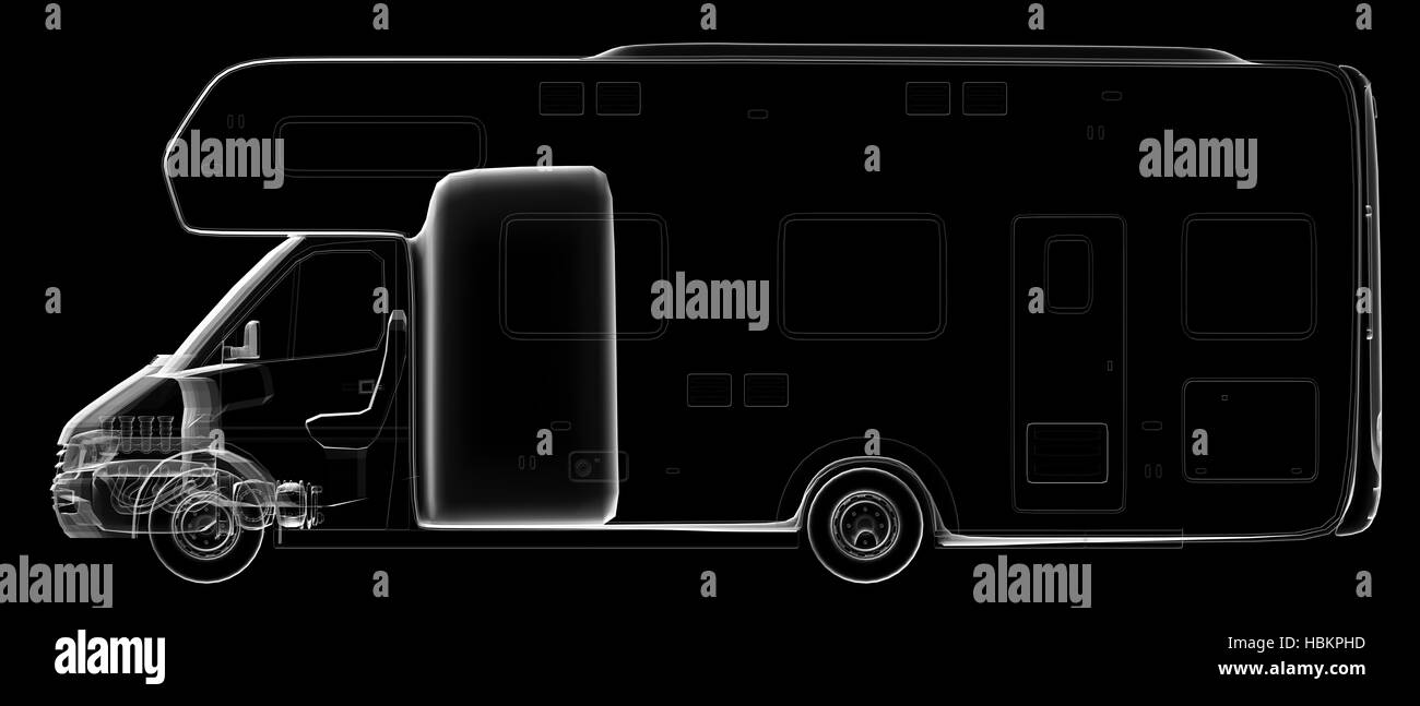 transparent Camper Van Isolated Stock Photo - Alamy