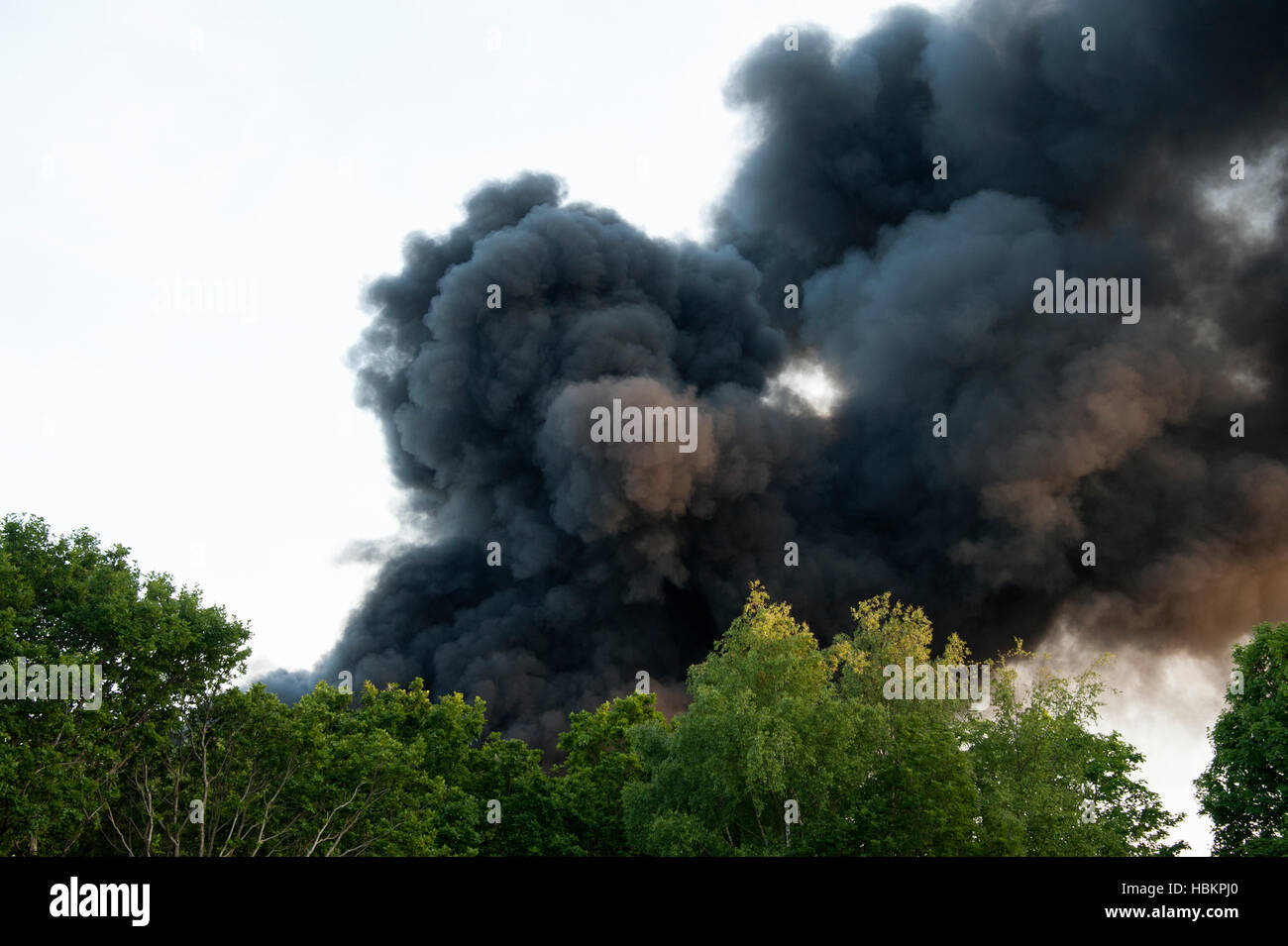 Large Fire Smoke Cloud Stock Photo - Alamy