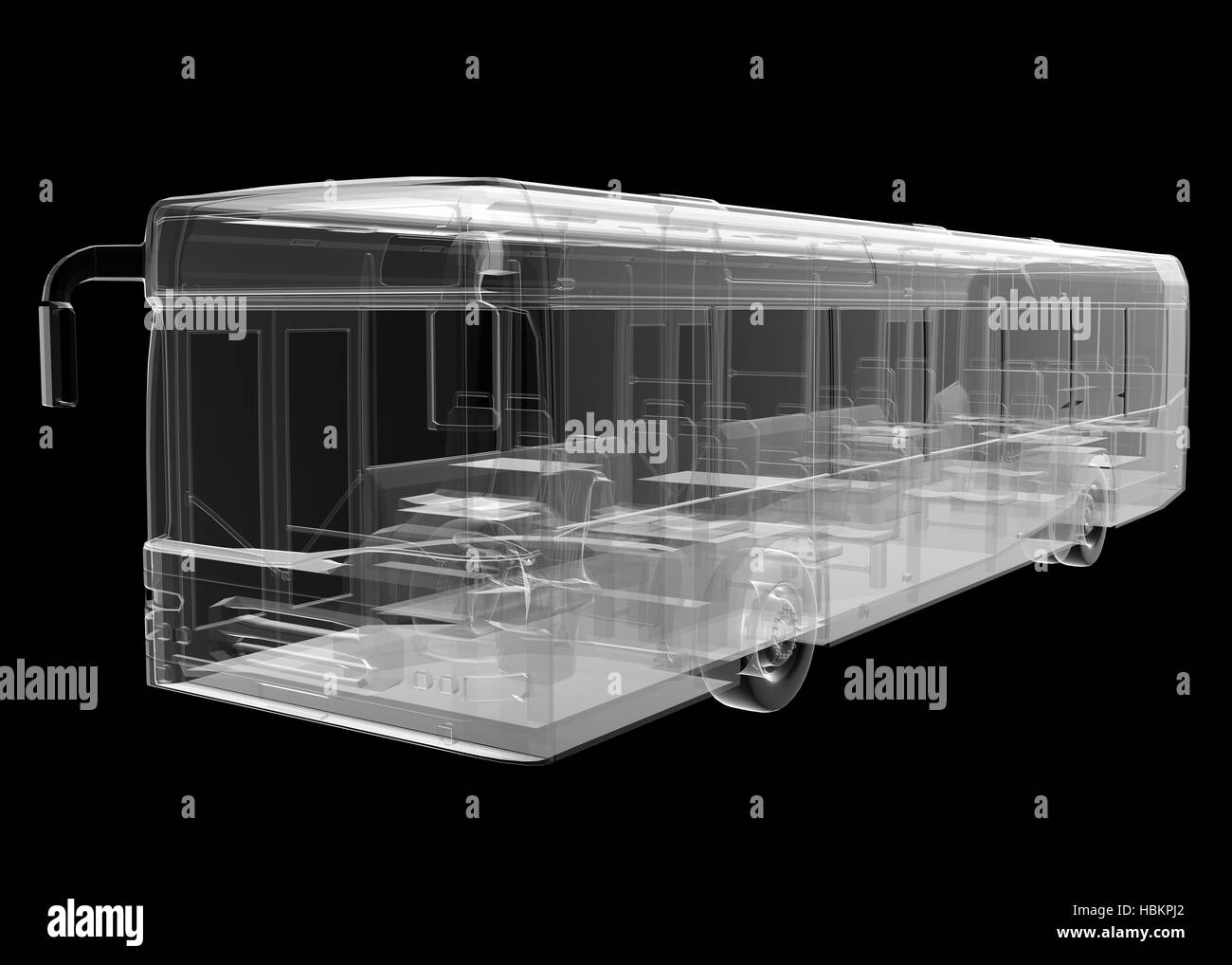 transparent isolated bus image Stock Photo - Alamy