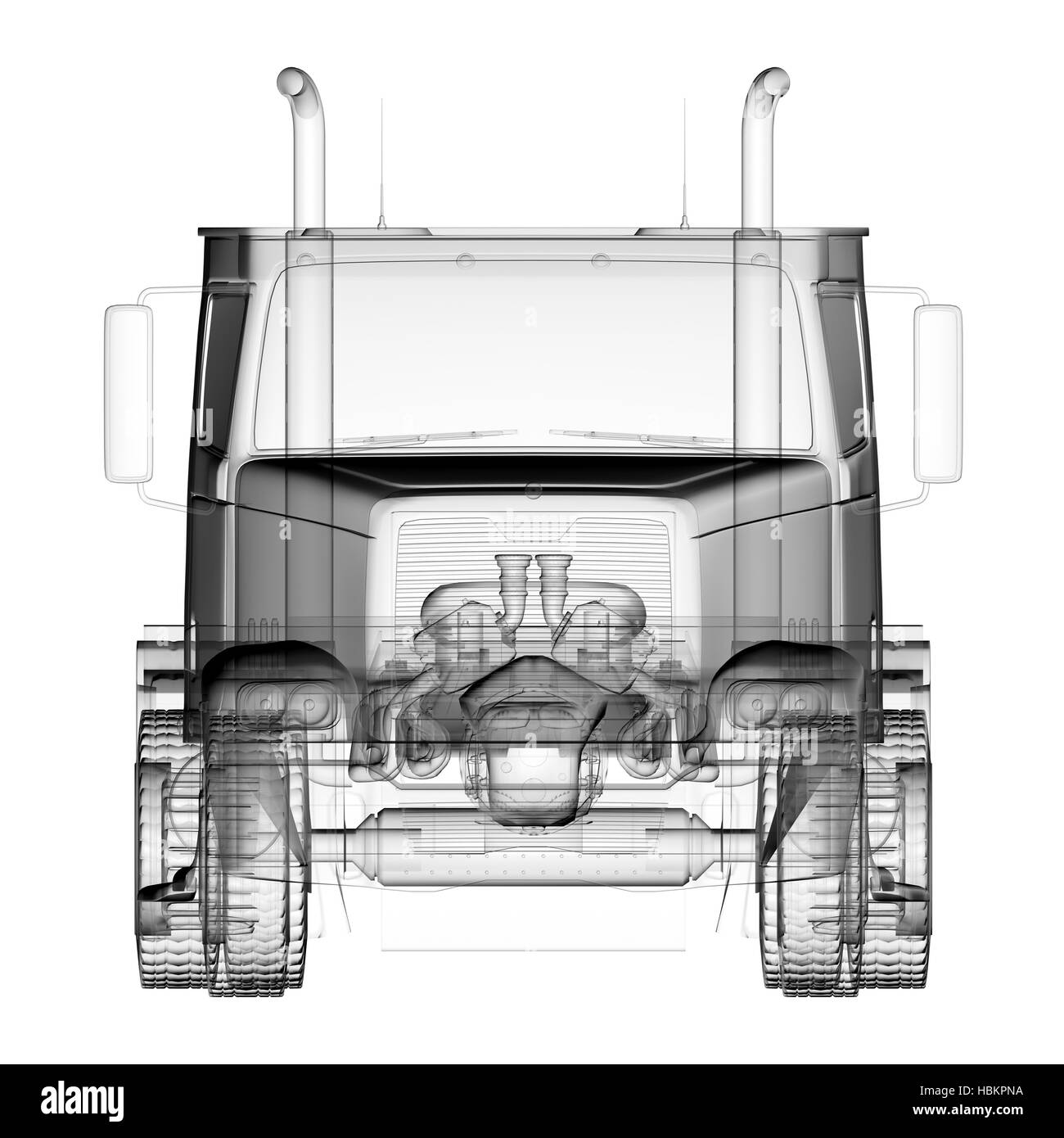 isolated transparent lorry truck Stock Photo - Alamy