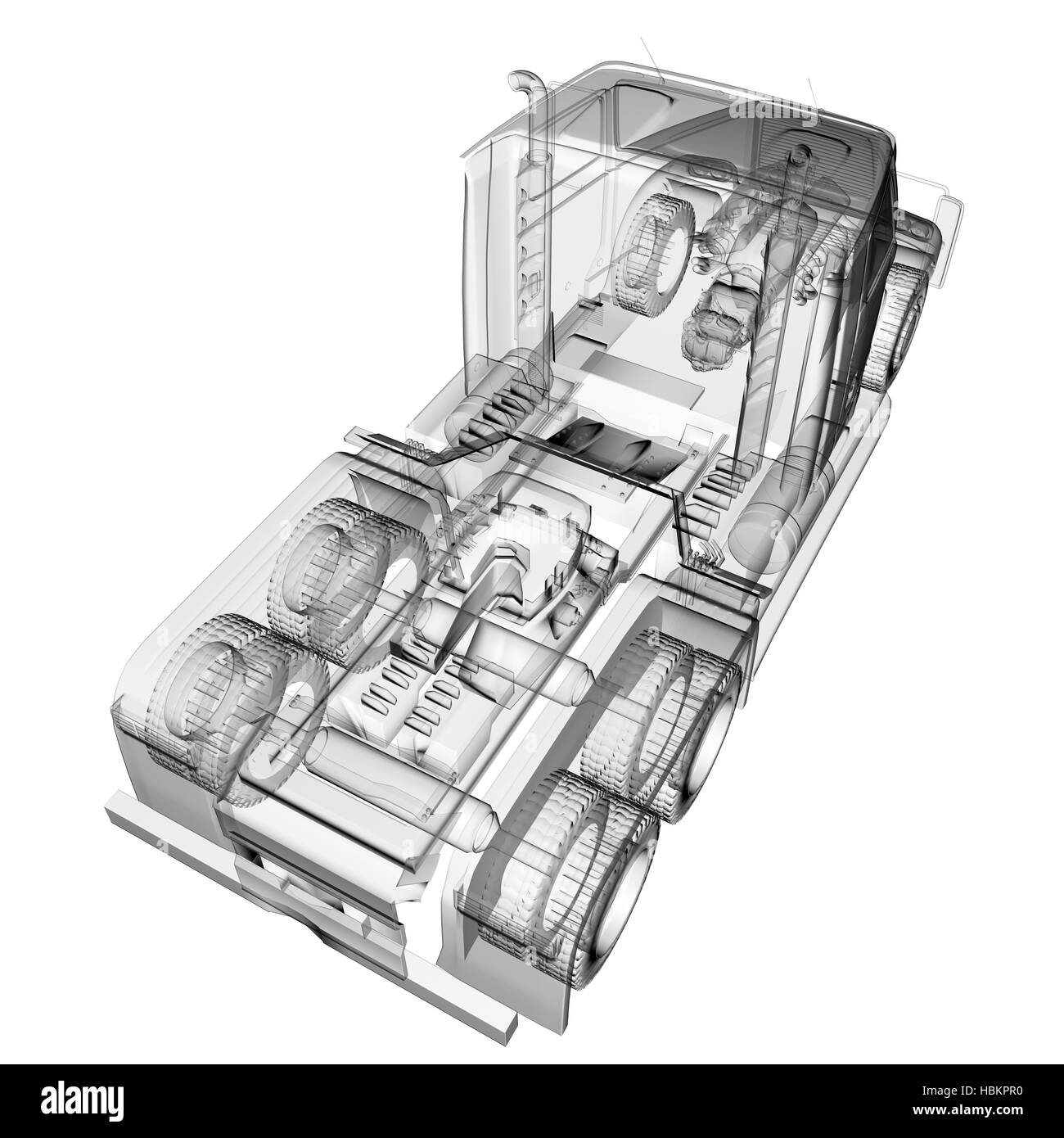 isolated transparent lorry truck Stock Photo - Alamy