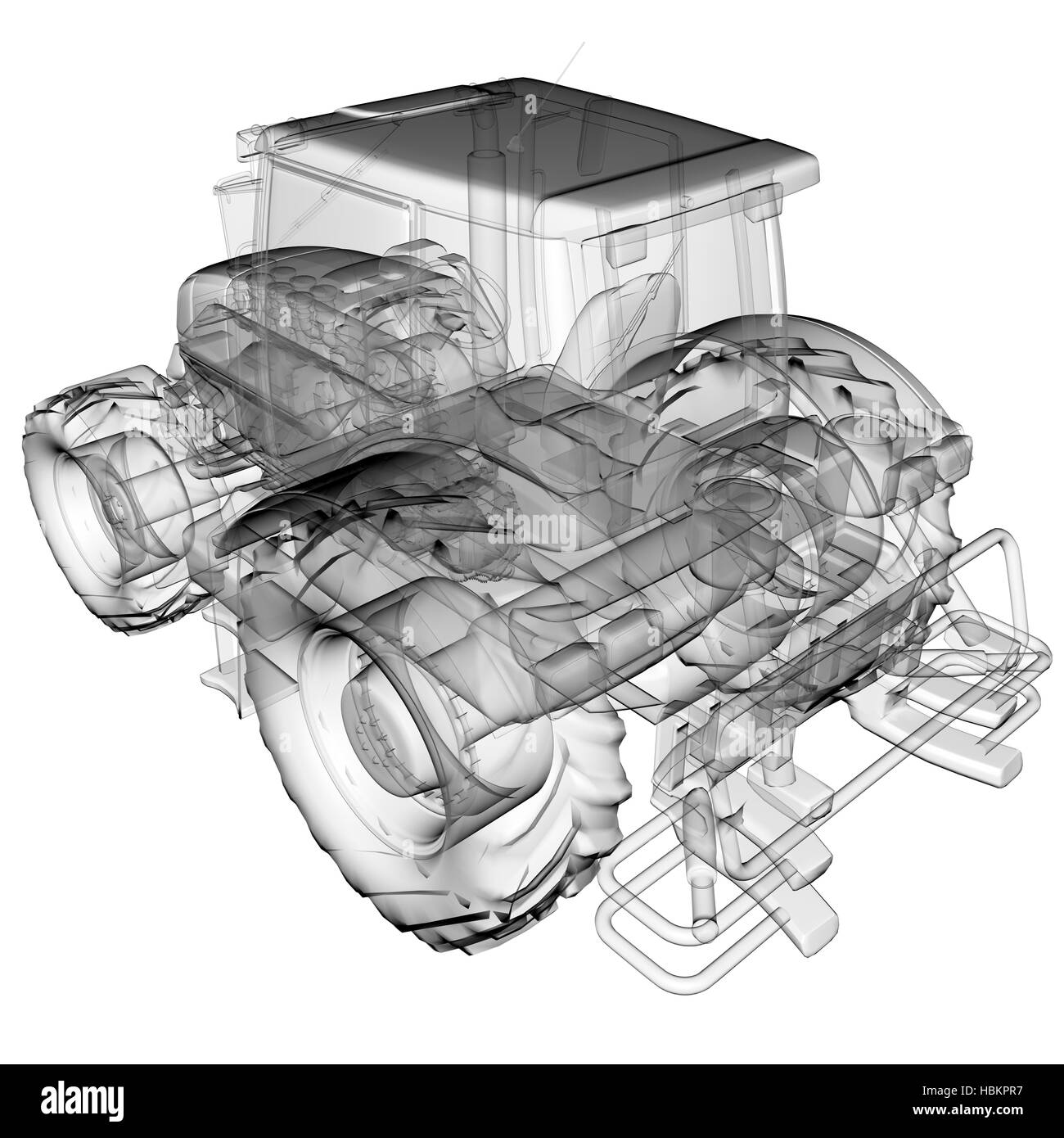 Tractor computer Cut Out Stock Images & Pictures - Alamy