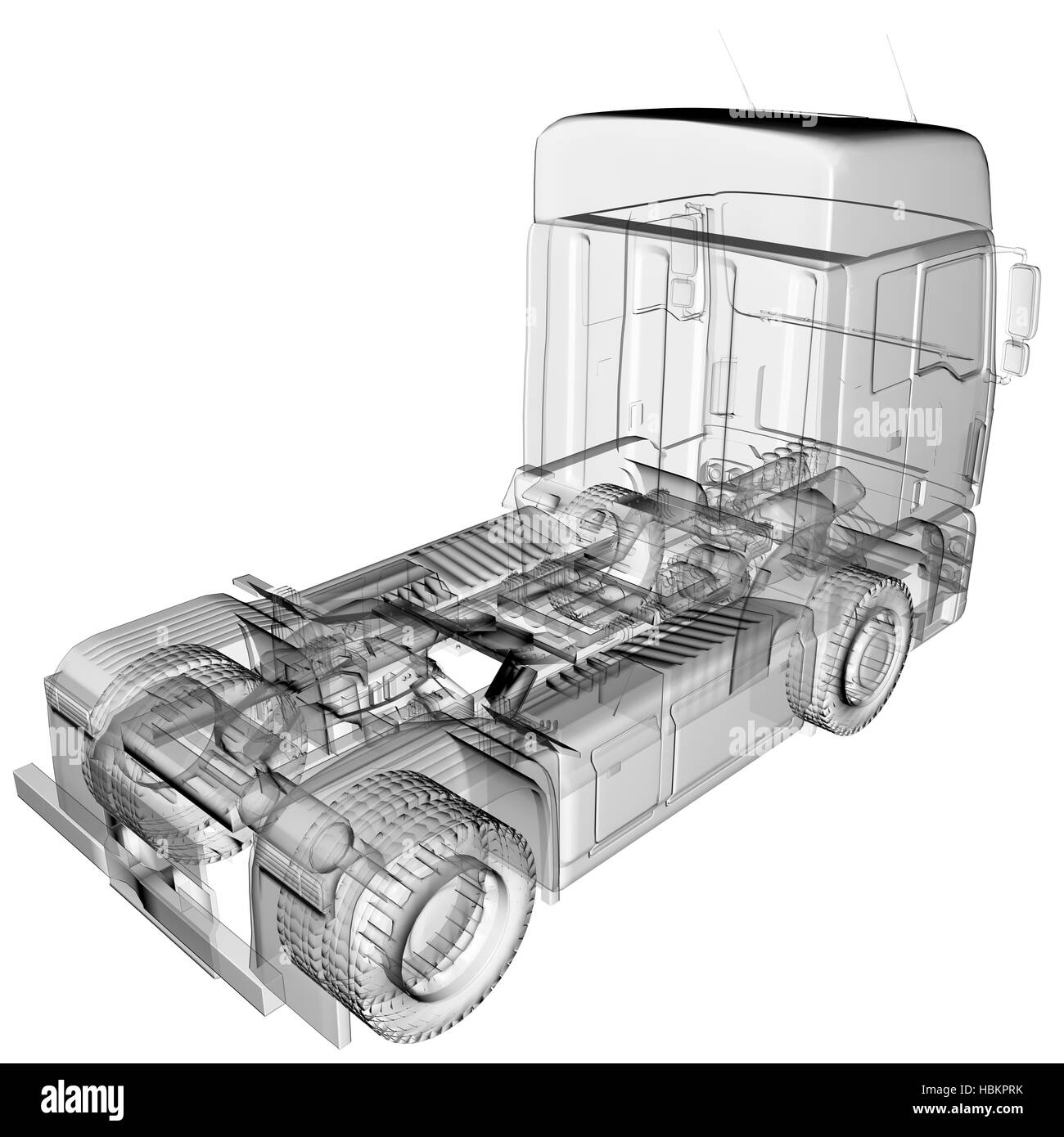 isolated transparent lorry truck Stock Photo - Alamy