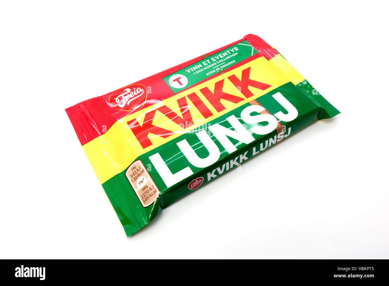 Freia Kvikk Lunsj Chocolate Stock Photo - Alamy