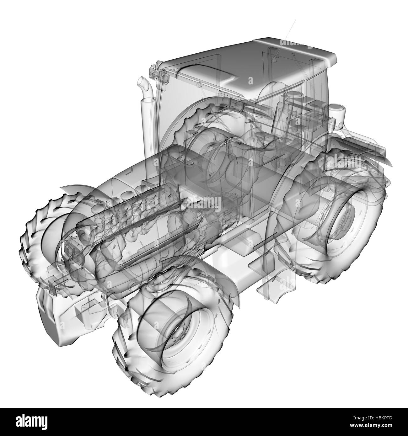 Tractor computer Cut Out Stock Images & Pictures - Alamy