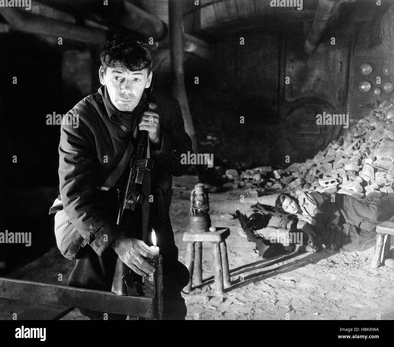 COUNTER-ATTACK, from left, Paul Muni, Marguerite Chapman, 1945 Stock ...