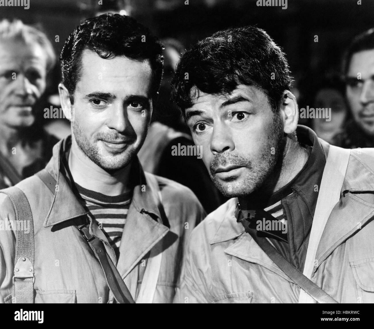 COUNTER-ATTACK, from left, Larry Parks, Paul Muni, 1945 Stock Photo - Alamy