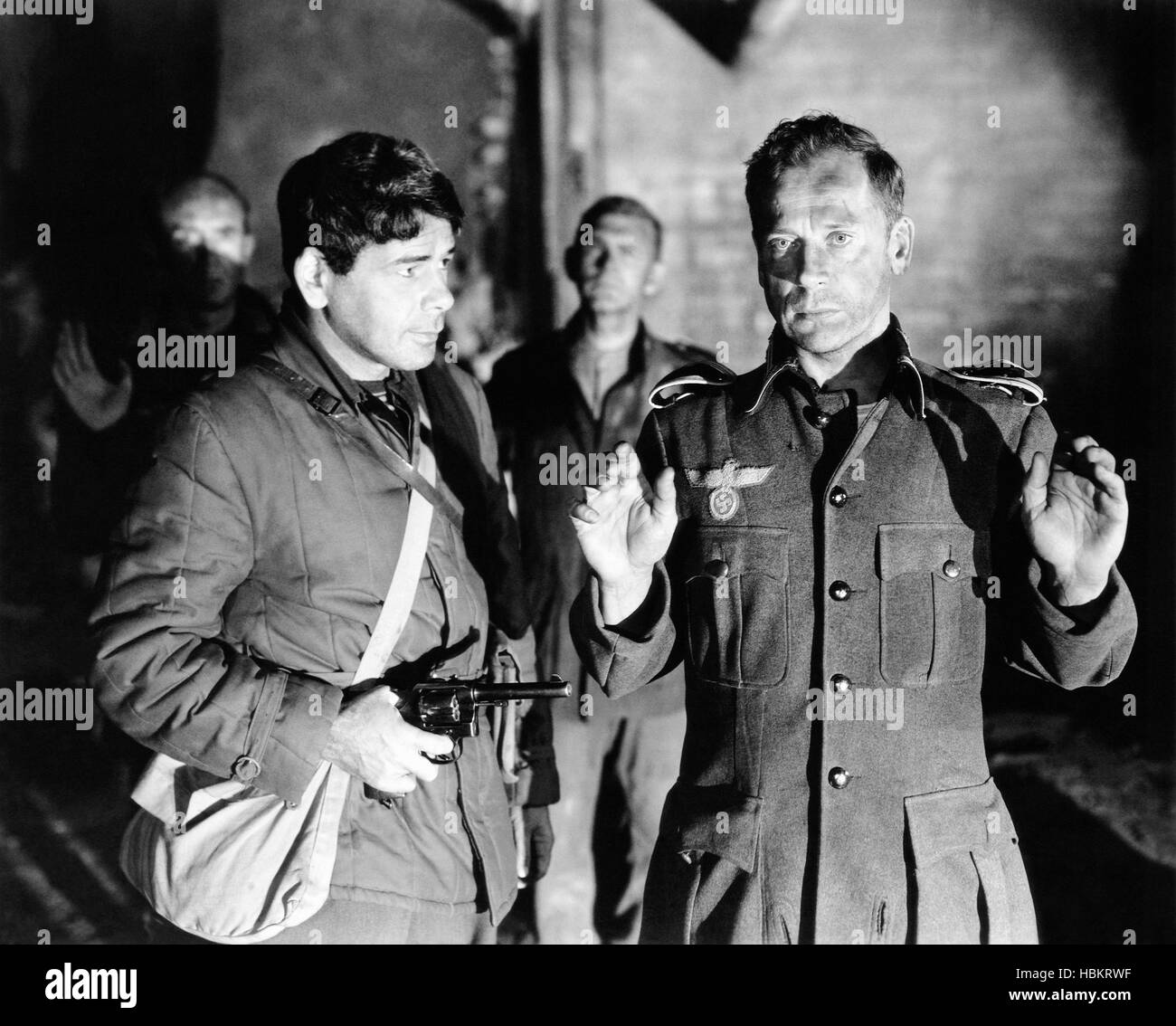 COUNTER-ATTACK, from left, Paul Muni, Ivan Triesult, 1945 Stock Photo ...